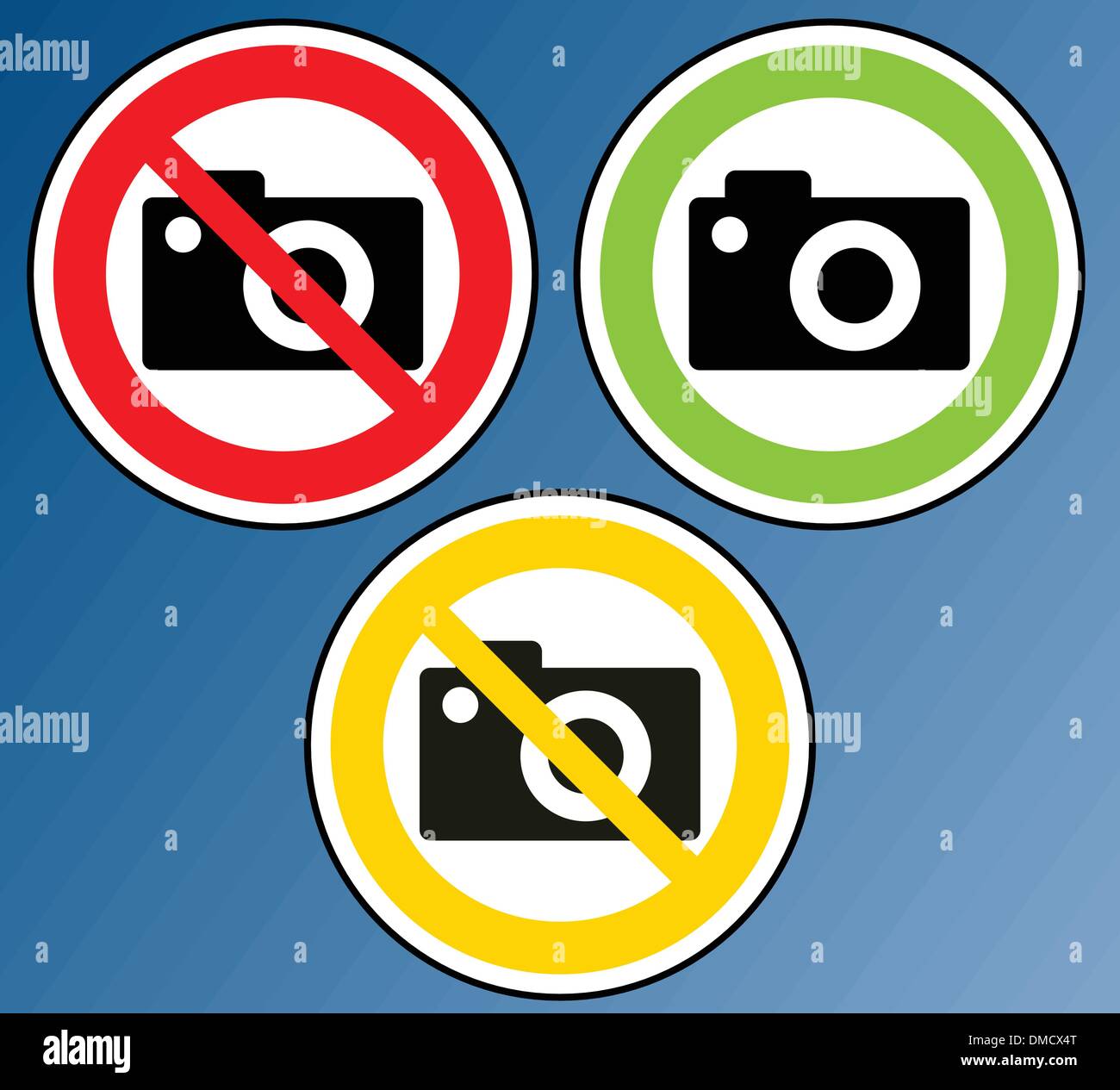 Filming notice Stock Vector Images - Alamy