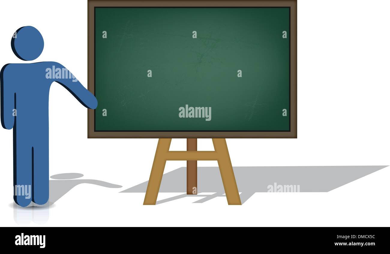 Man standing pointing Stock Vector Images - Alamy