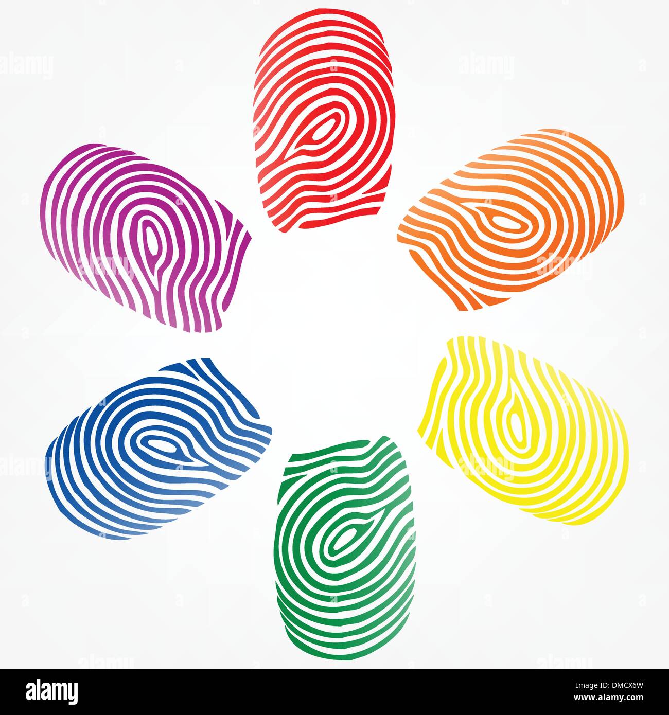 vector finger prints Stock Vector Image & Art - Alamy