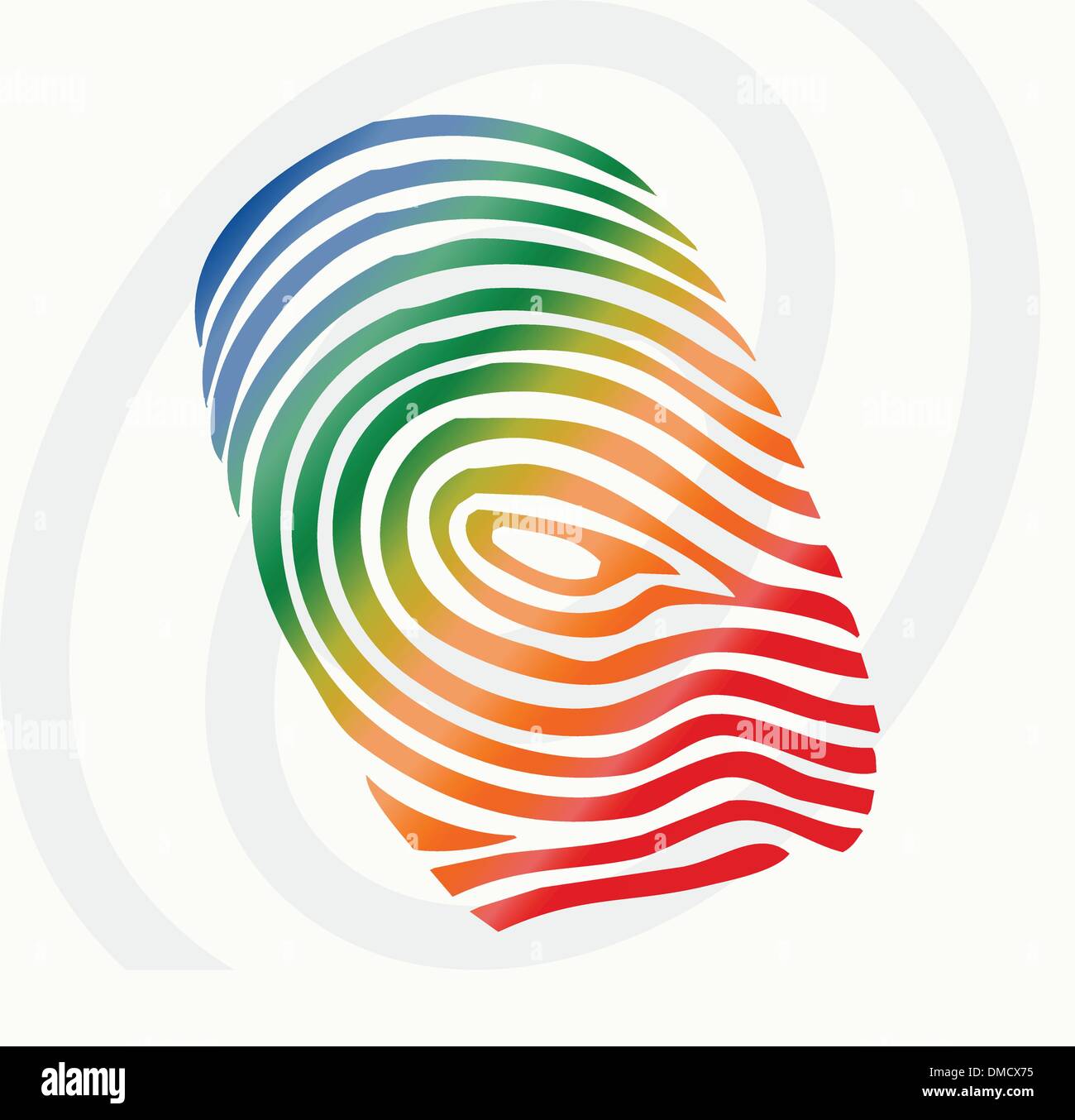 vector finger print Stock Vector Image & Art - Alamy