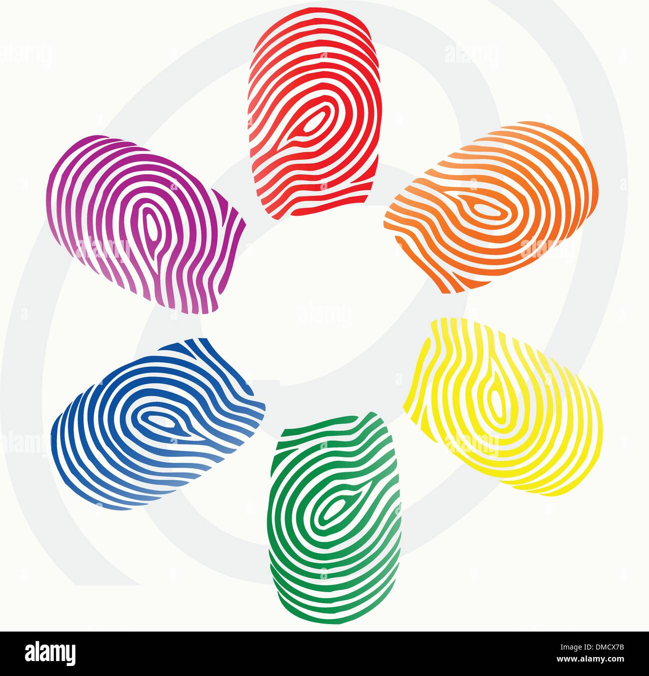 vector finger prints Stock Vector Image & Art - Alamy