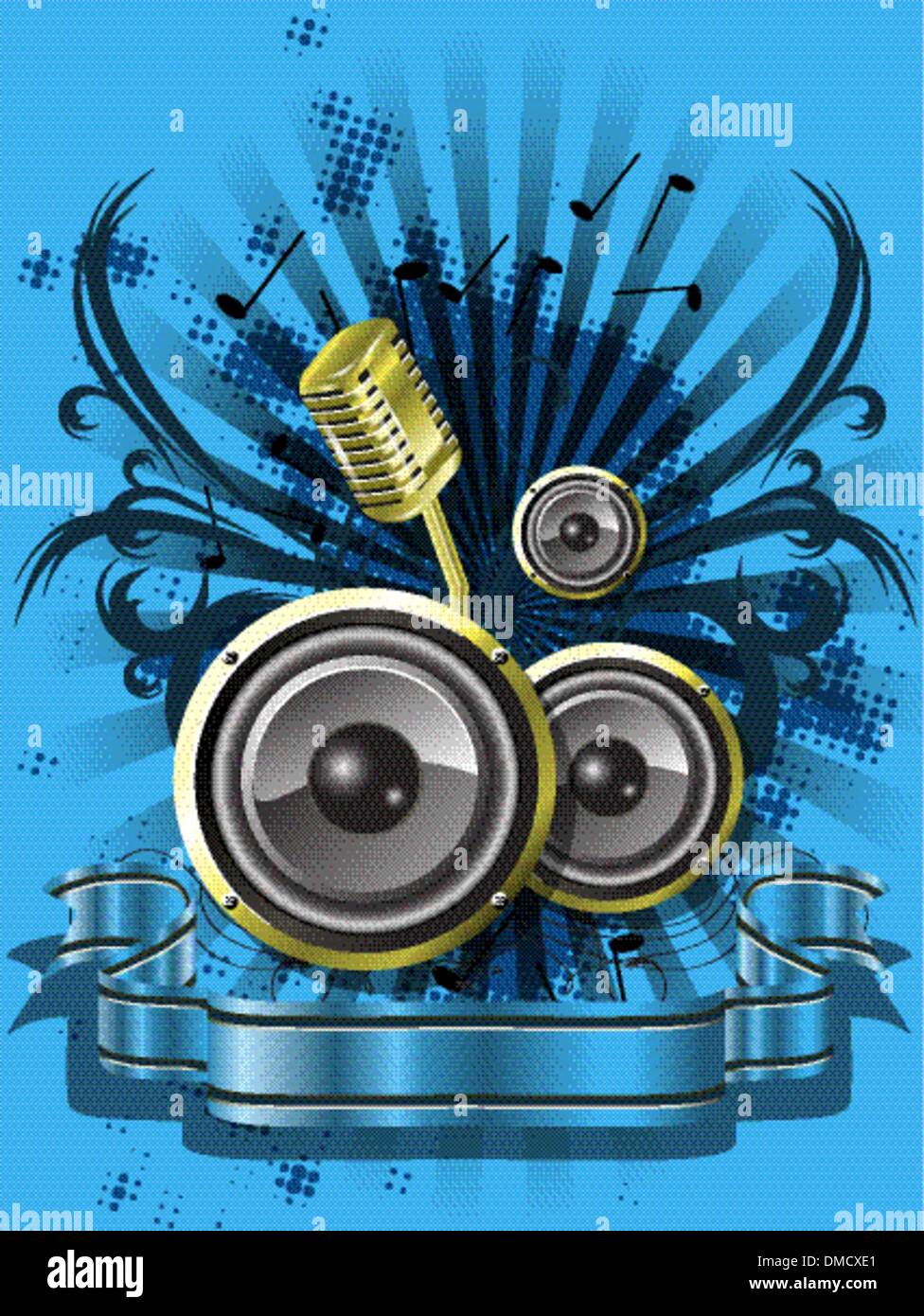 Background music textures Stock Vector Images - Alamy