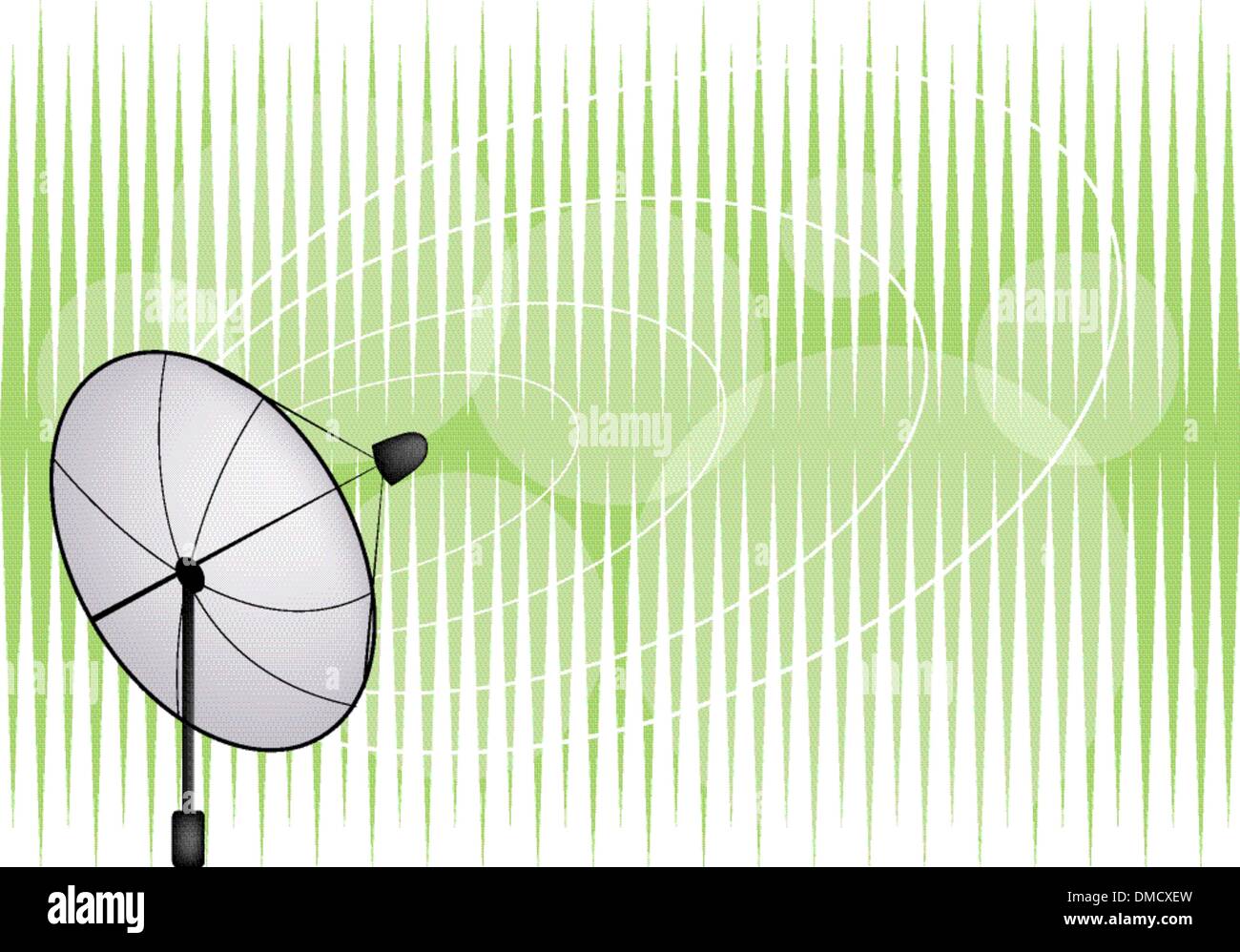 Communications satellite dish Stock Vector Images - Alamy