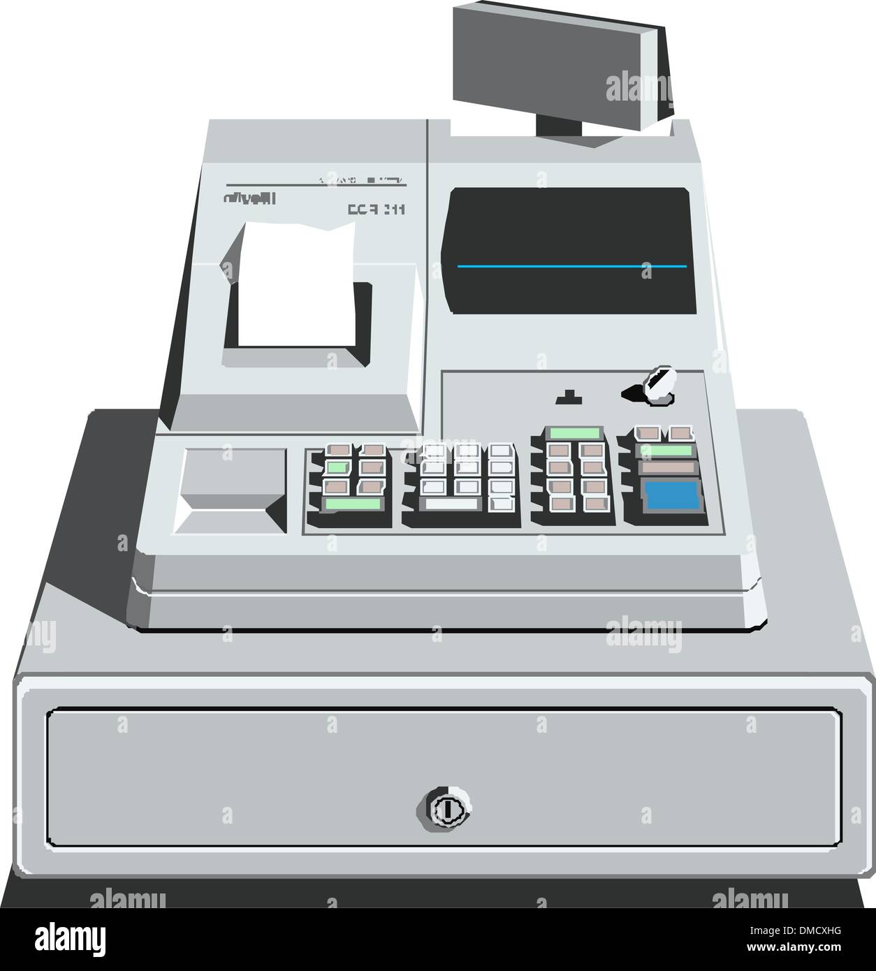 Closed cash machine Stock Vector Images - Alamy