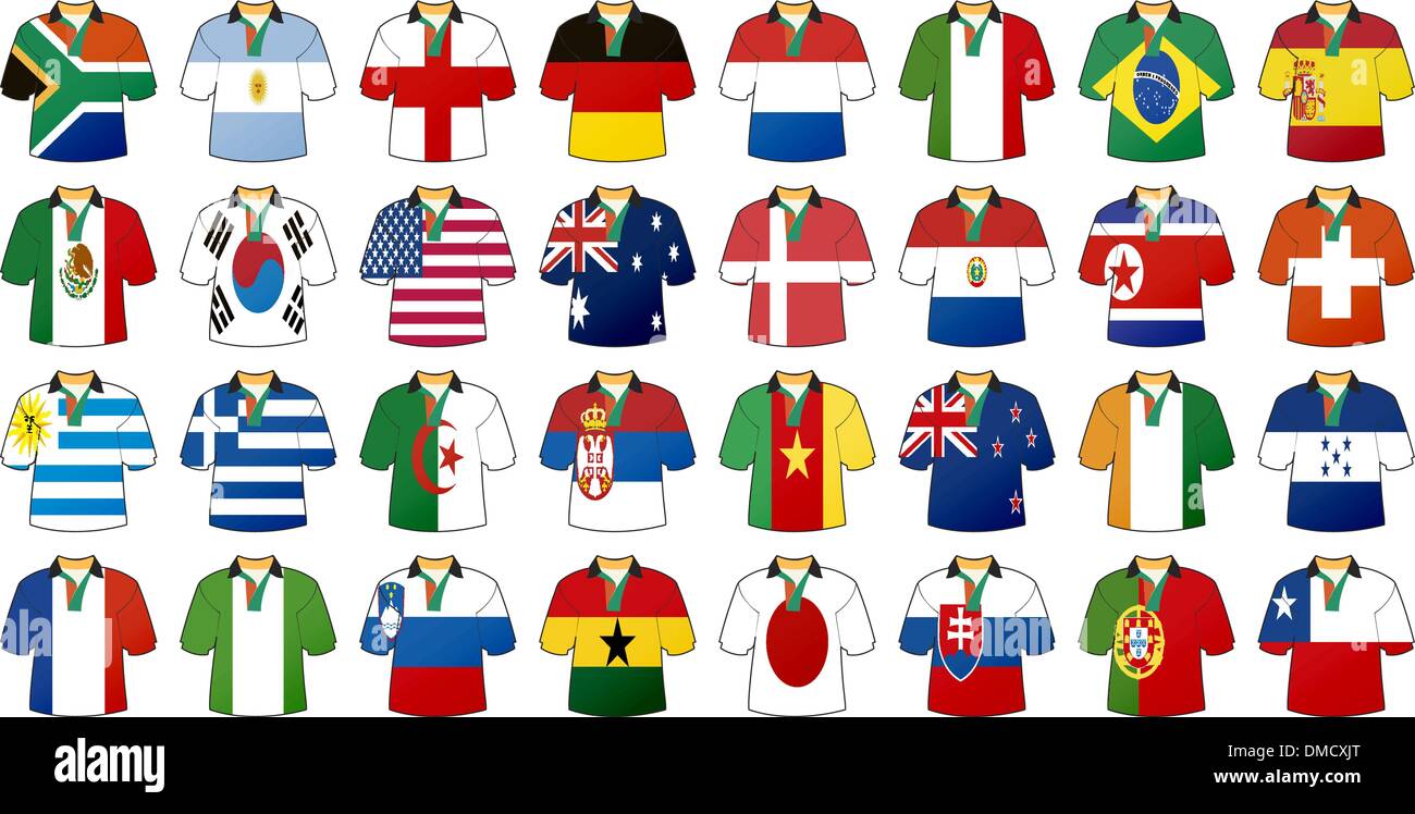 uniforms of national flags Stock Vector Image & Art - Alamy