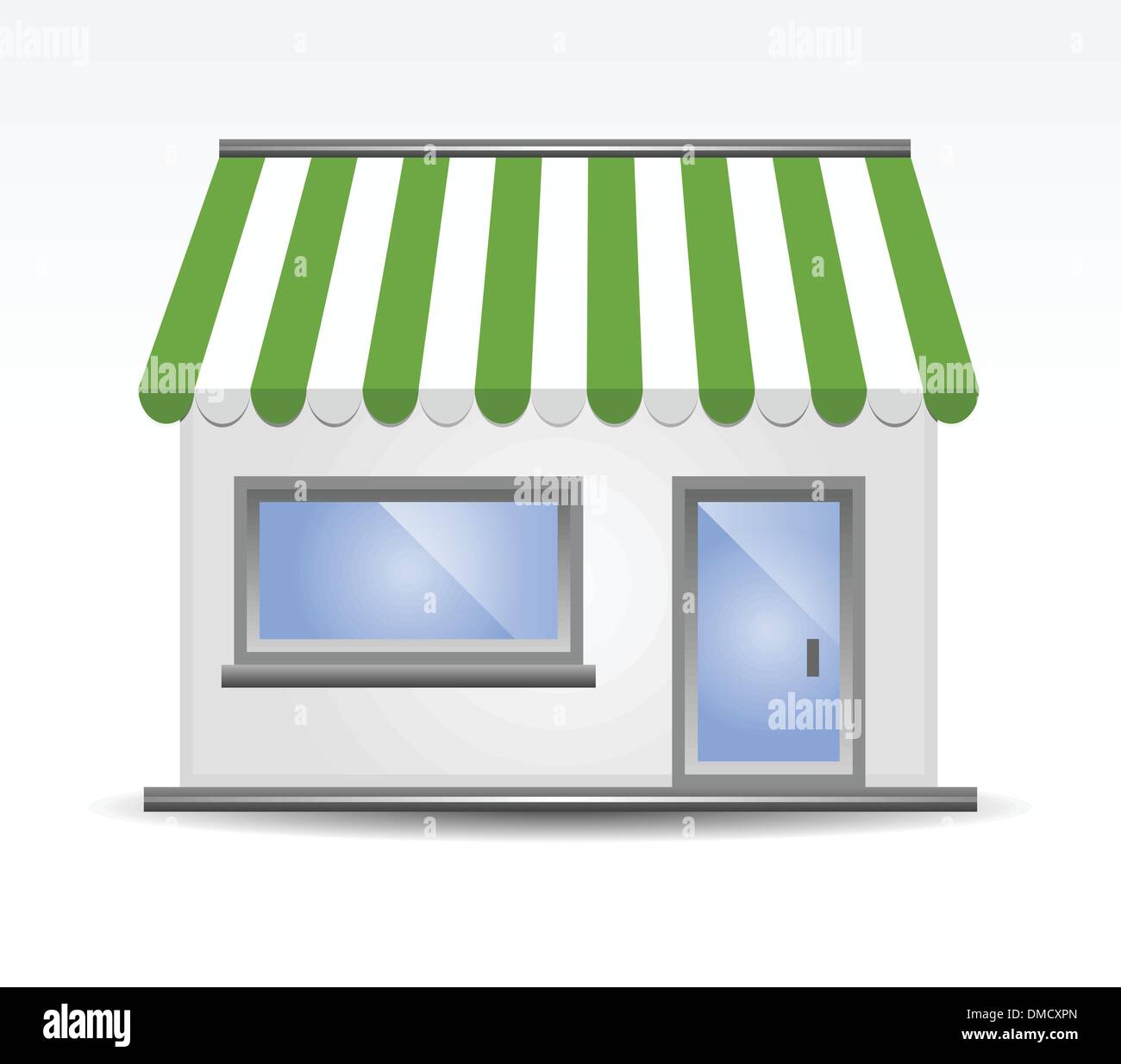 Green shop front awning Stock Vector Images - Alamy