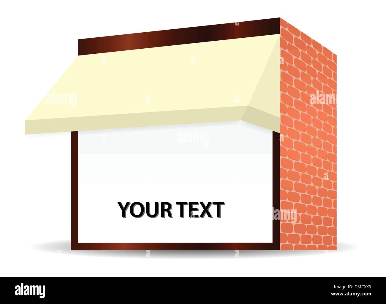 Storefront Awning in yellow Stock Vector Image & Art - Alamy