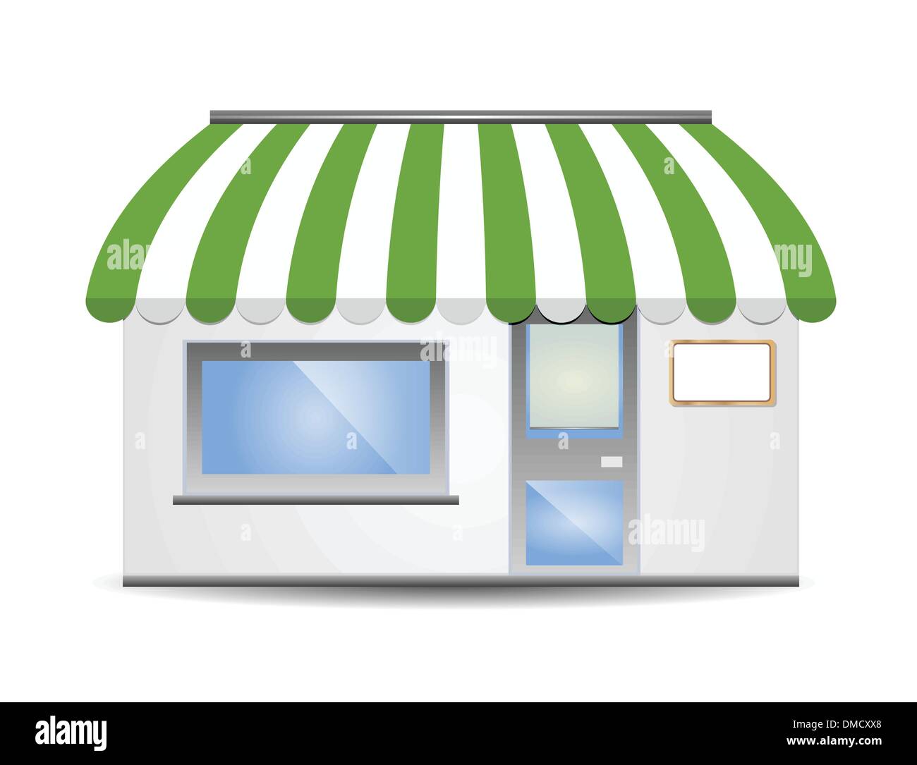 Storefront Awning in green Stock Vector Image & Art - Alamy