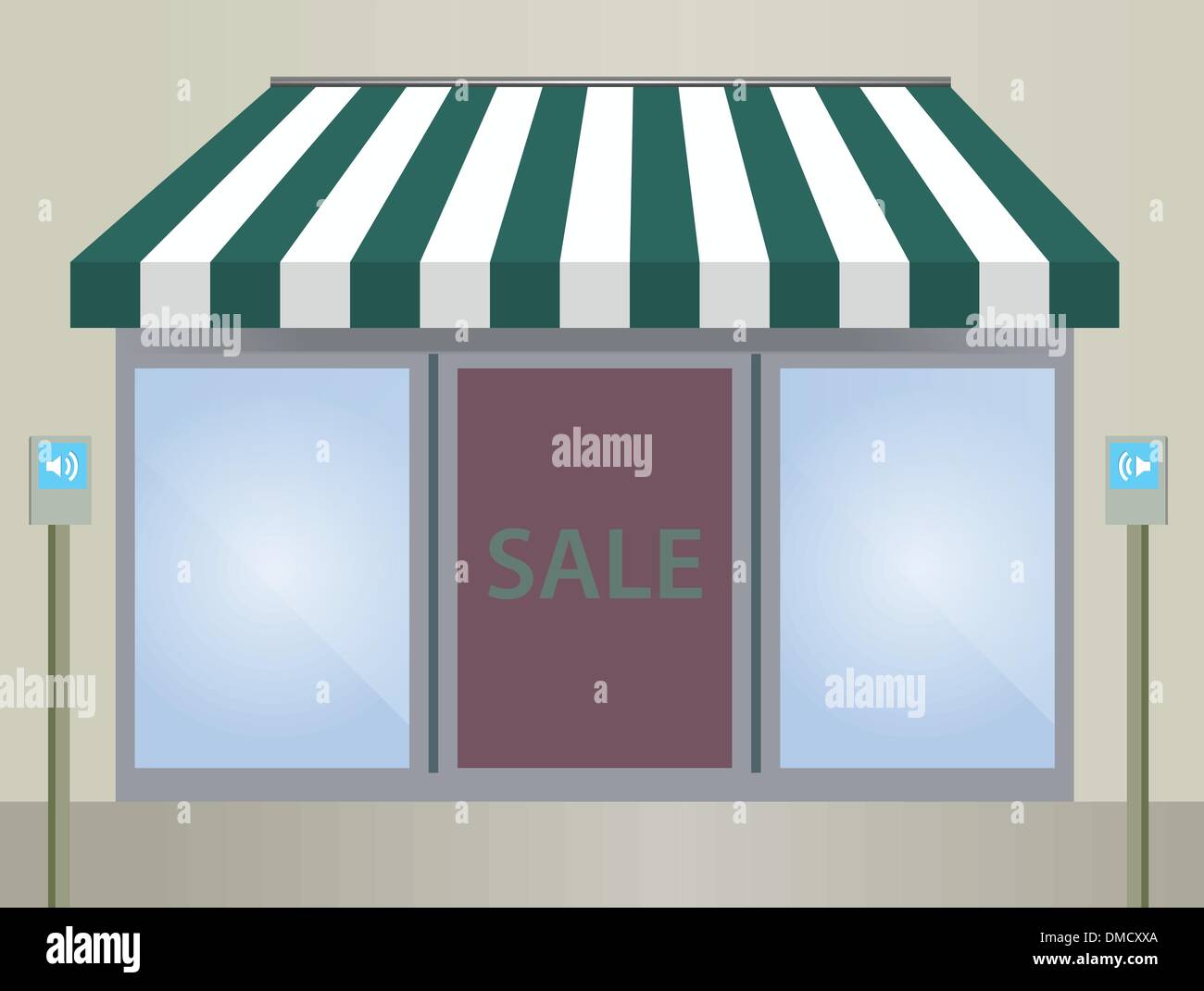 Green shop front awning hi-res stock photography and images - Alamy