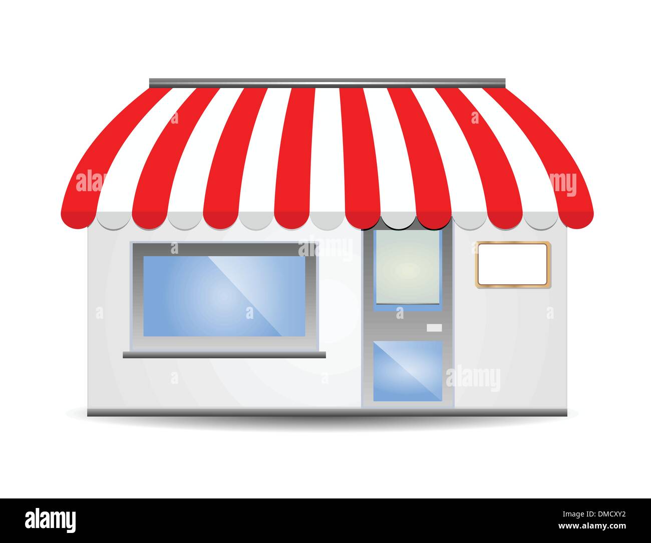 Red shop awning hi-res stock photography and images - Alamy