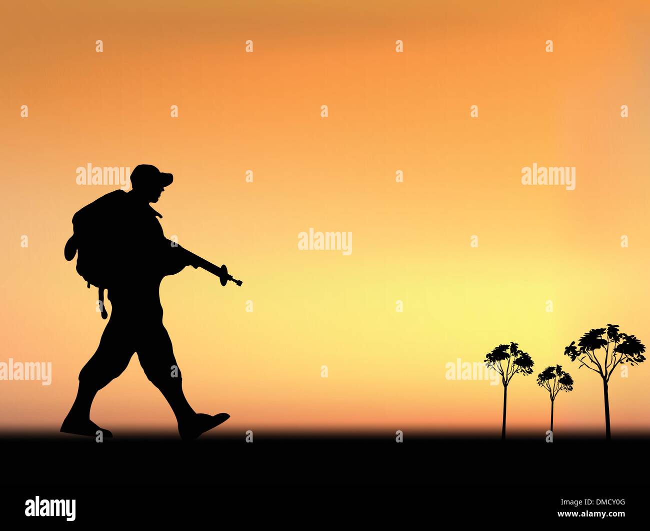 Soldier walking hi-res stock photography and images - Alamy