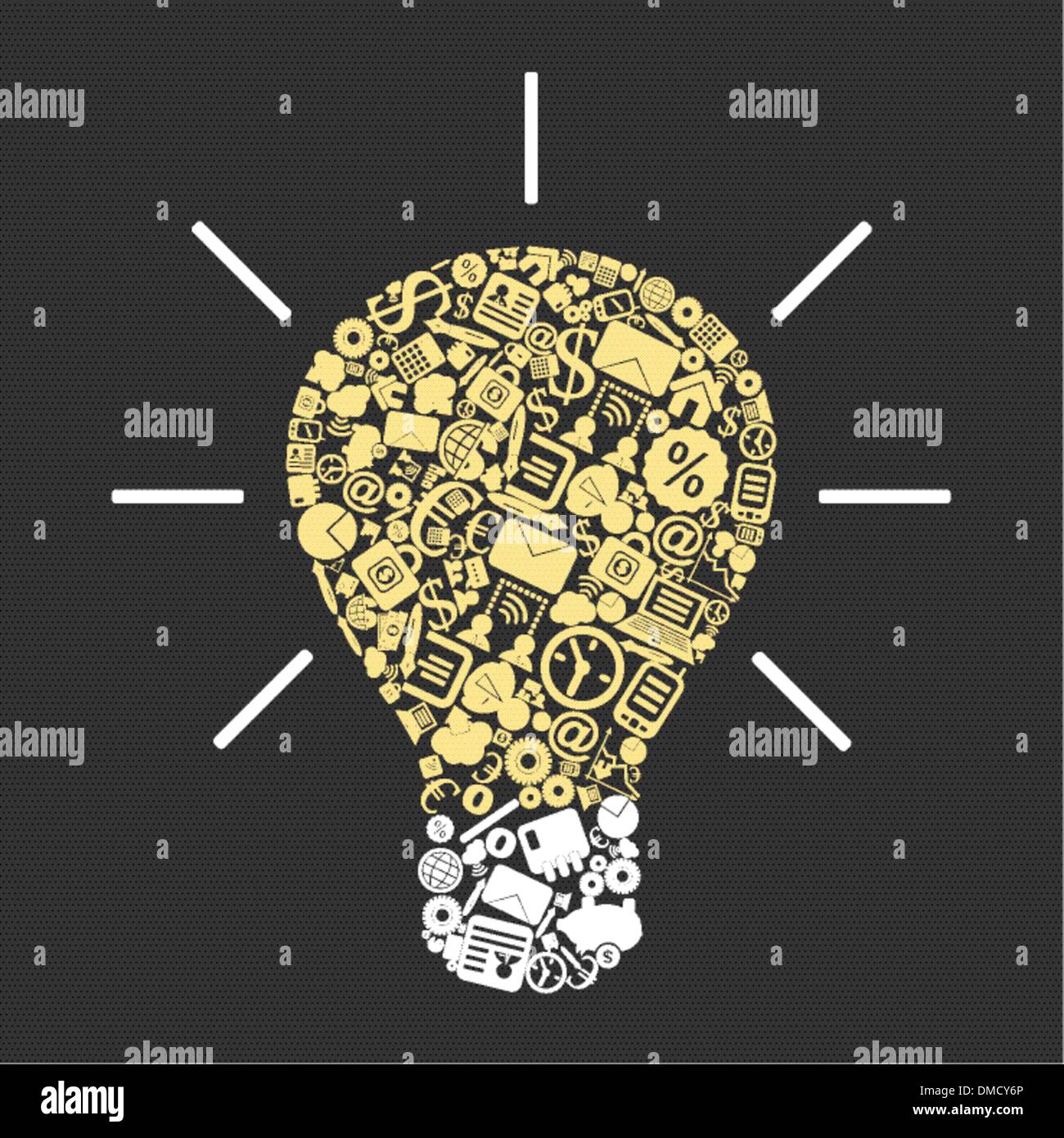 Business a bulb Stock Vector Image & Art - Alamy