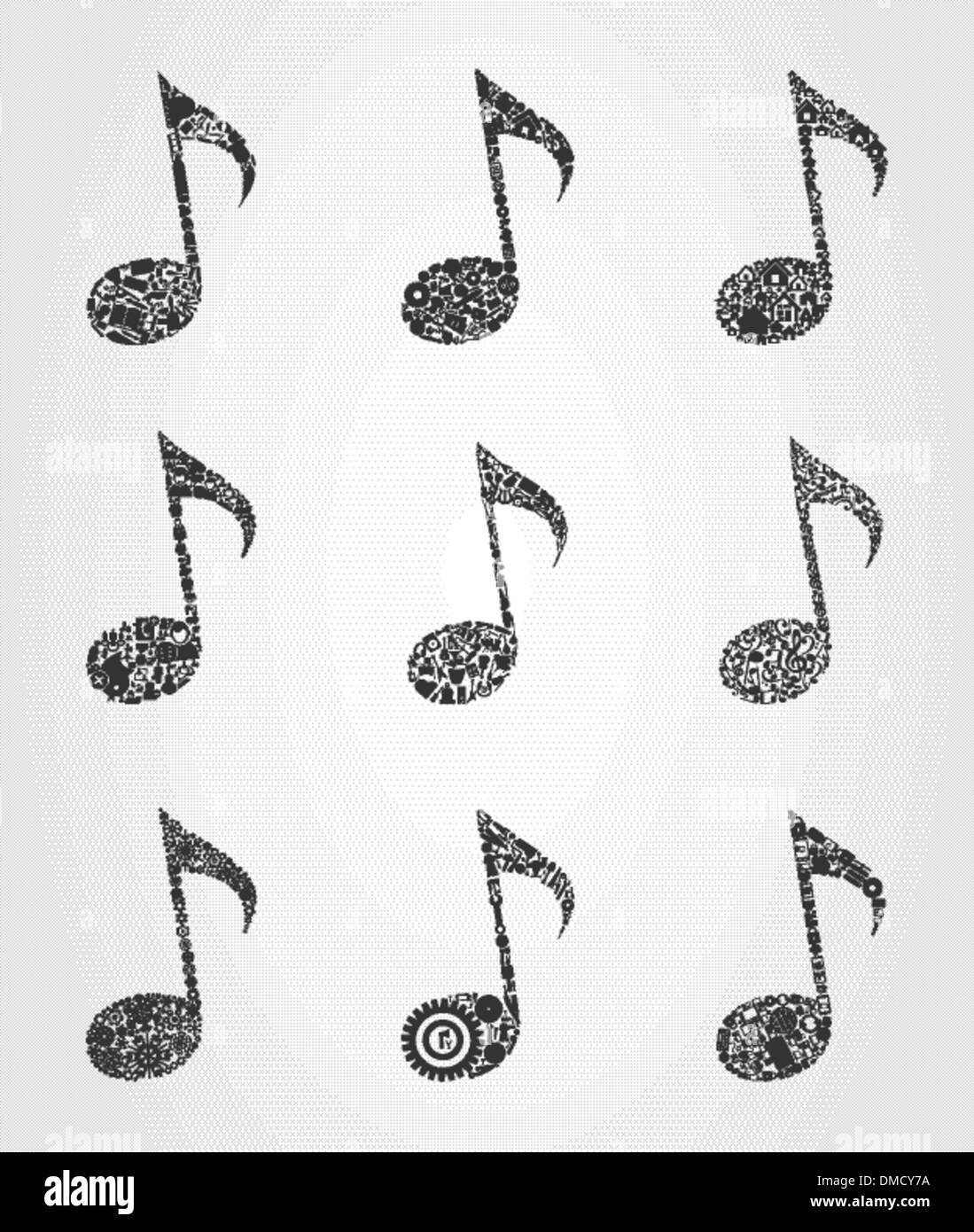 Set of notes Stock Vector Image & Art - Alamy