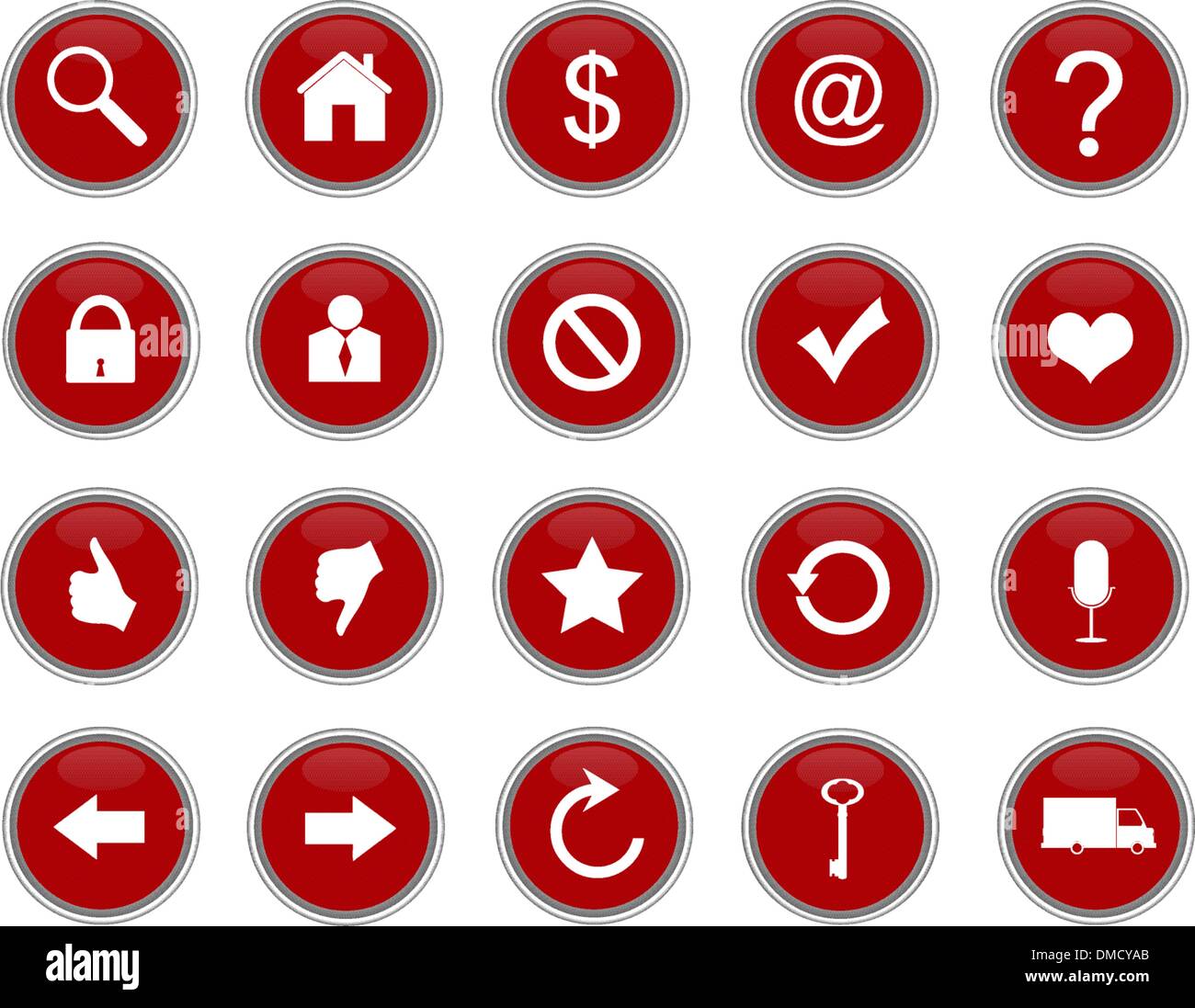 Buttons illustration Stock Vector Images - Alamy