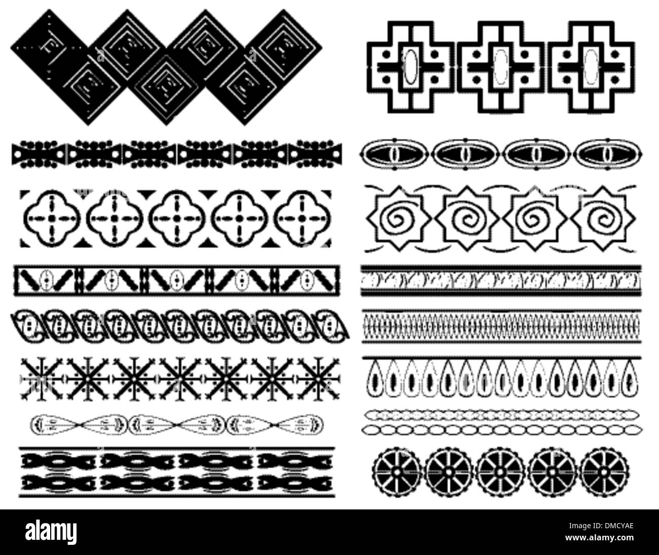 Abstract vector borders Stock Vector Image & Art - Alamy