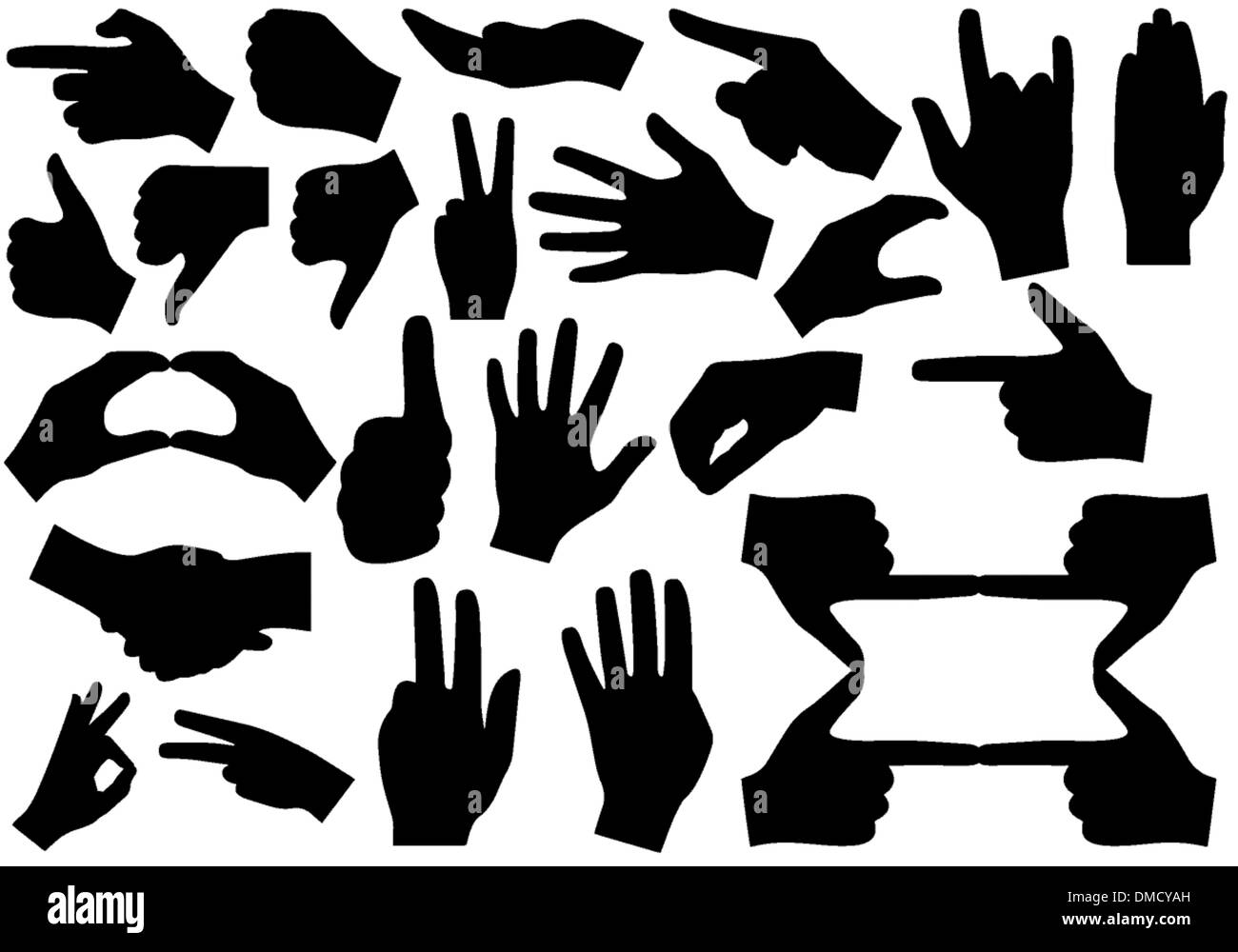 Hands Stock Vector Images - Alamy
