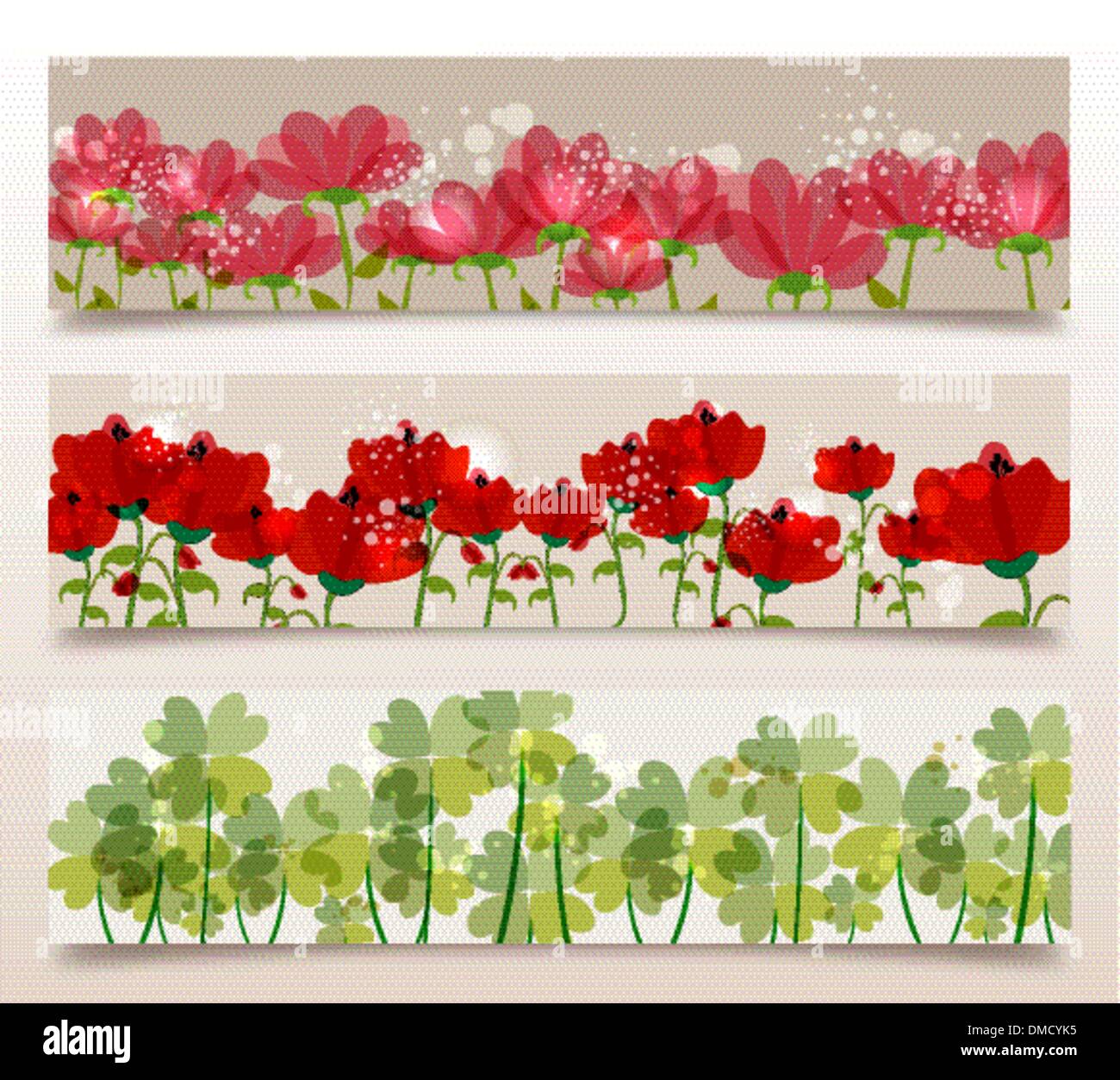 Spring transparency banners Stock Vector Image & Art - Alamy