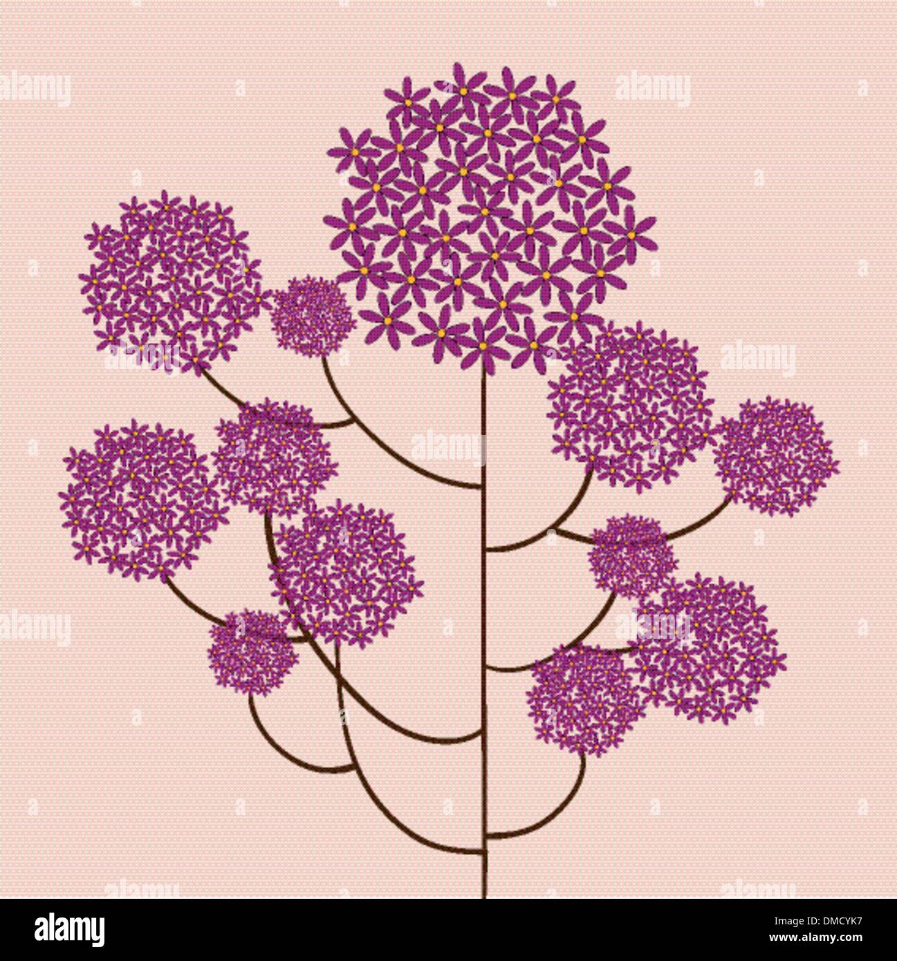 Spring bouquet fresh flowers Stock Vector Images - Alamy