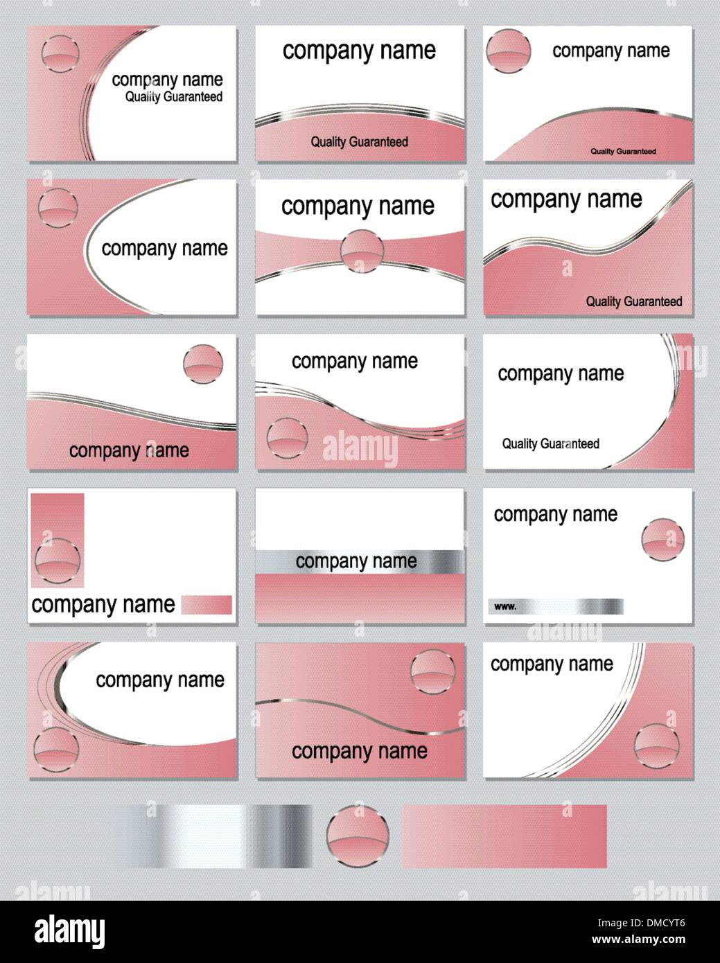 Pink Business cards Stock Vector Image & Art - Alamy