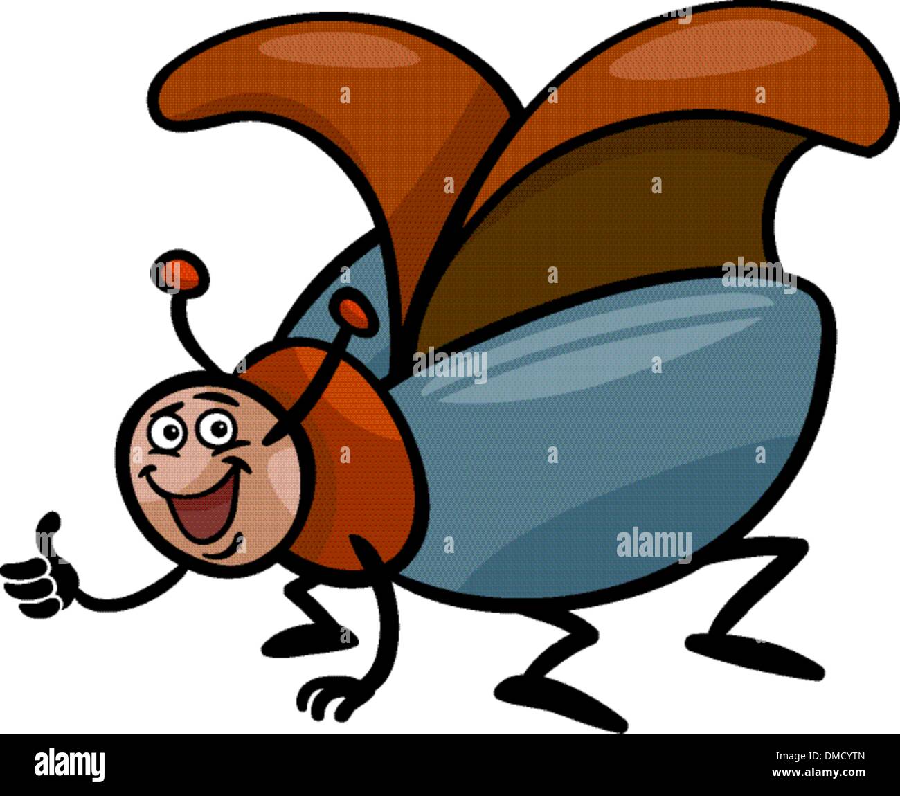 beetle insect cartoon illustration Stock Vector Image & Art - Alamy