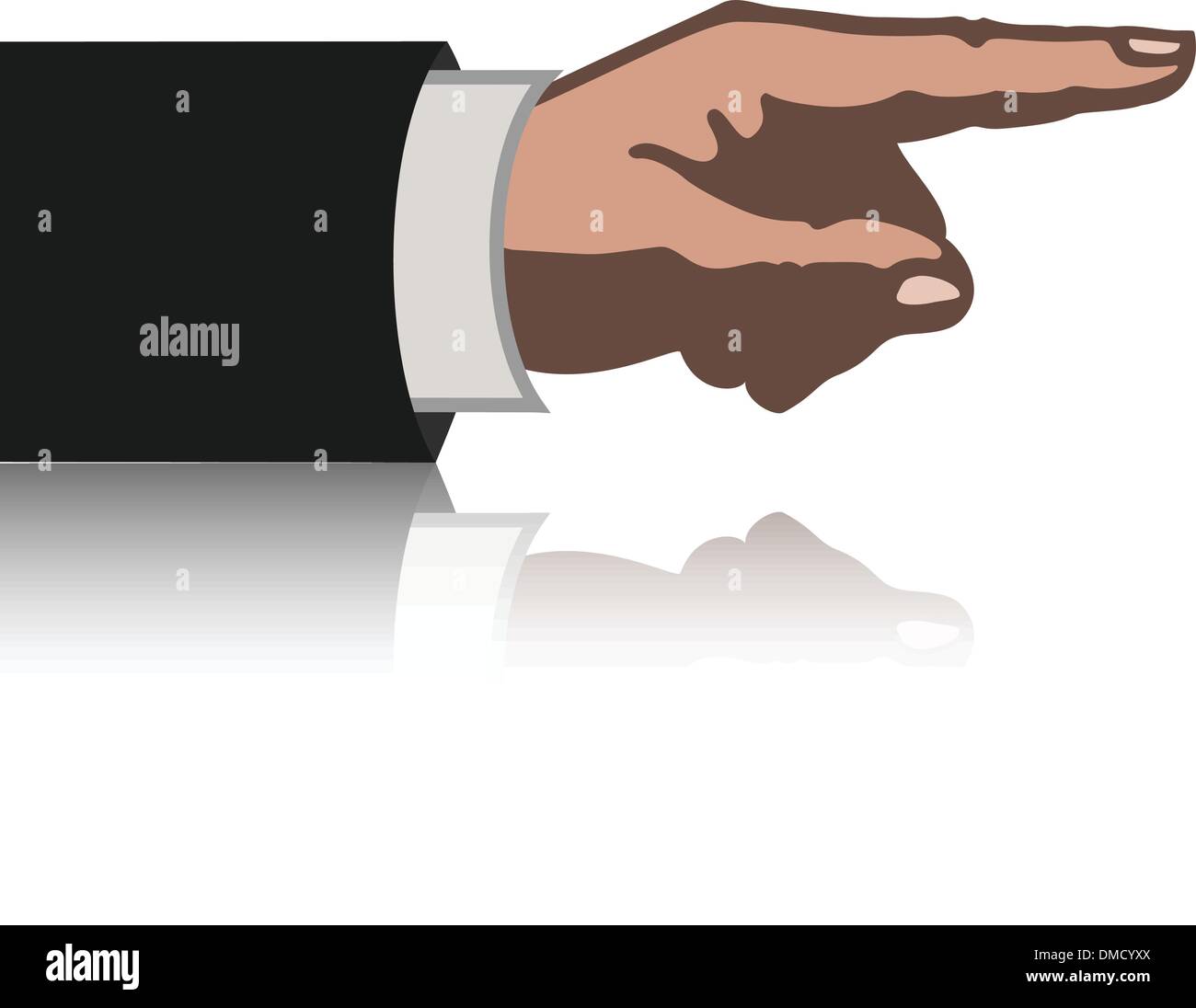 Hand pointing finger clipart hi-res stock photography and images - Alamy