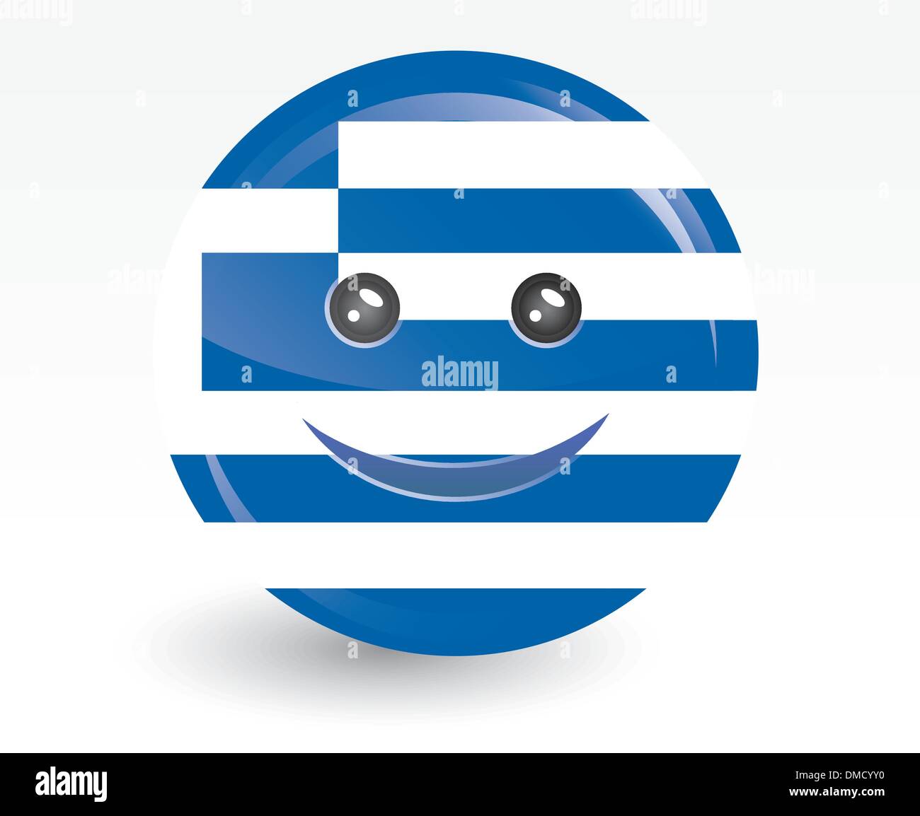 flag of greece in smiling face shape Stock Vector Image & Art - Alamy