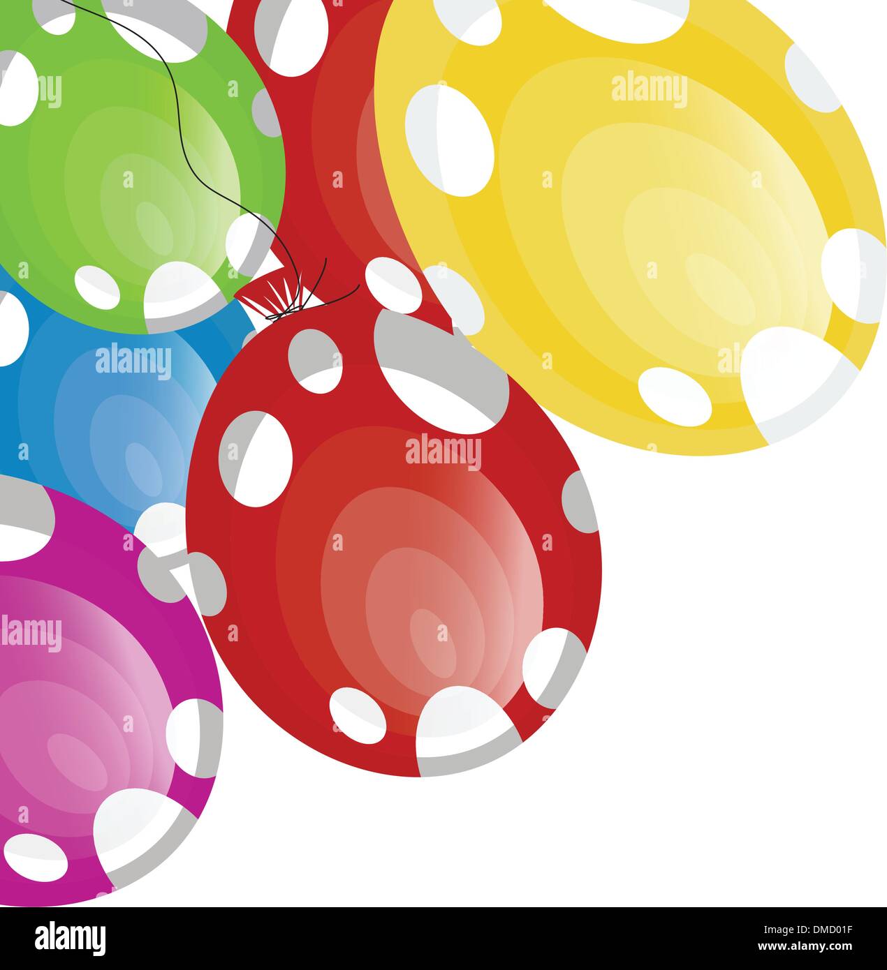 Balloons party children Stock Vector Images - Alamy