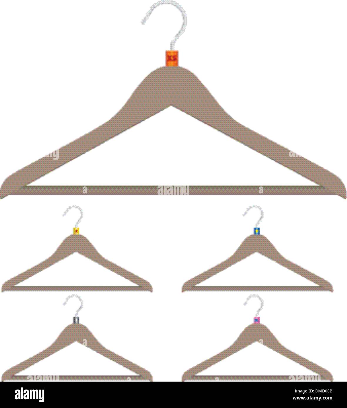 A set of hangers Stock Vector Image & Art - Alamy