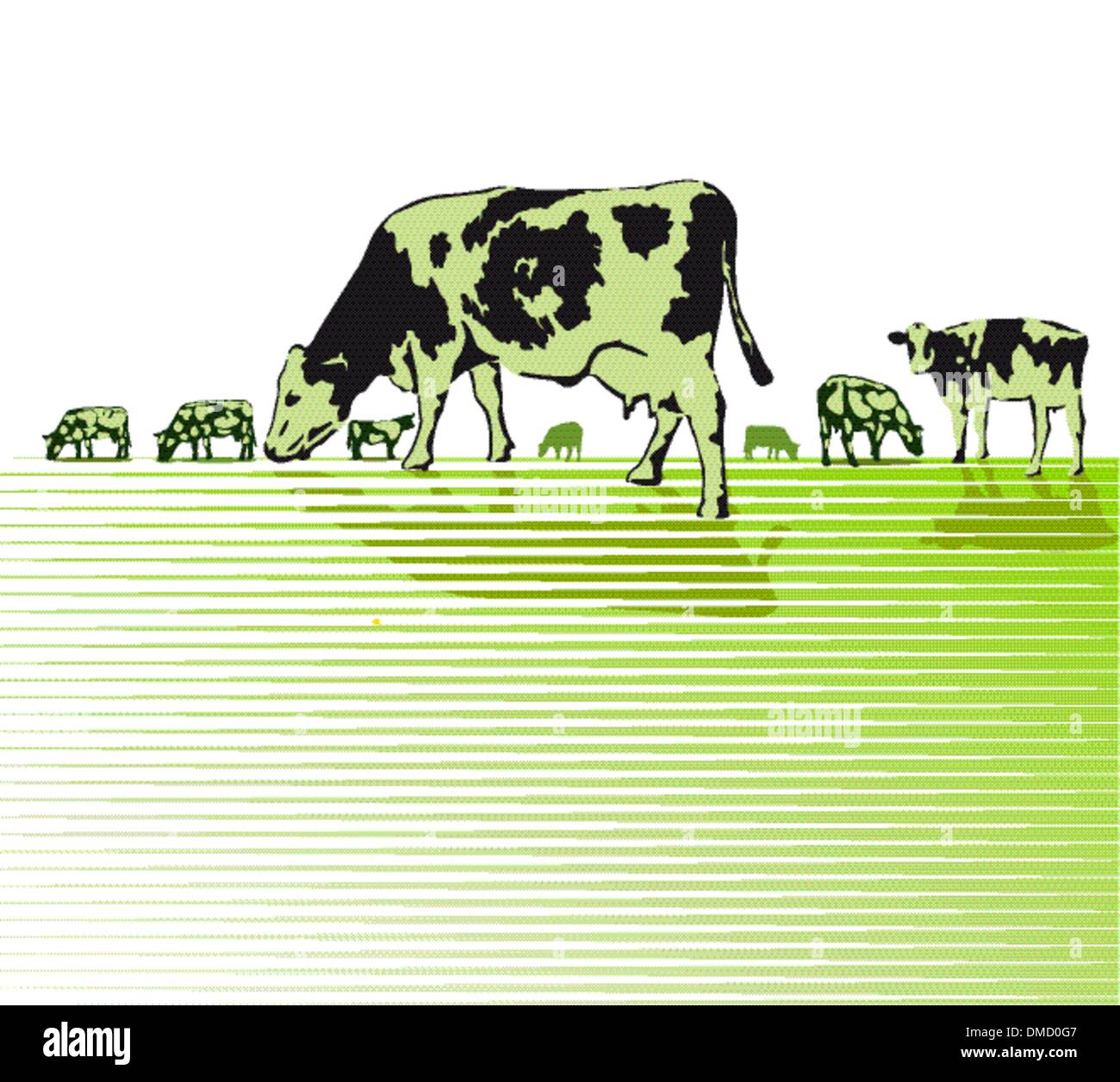 Pasture vector vectors hi-res stock photography and images - Alamy