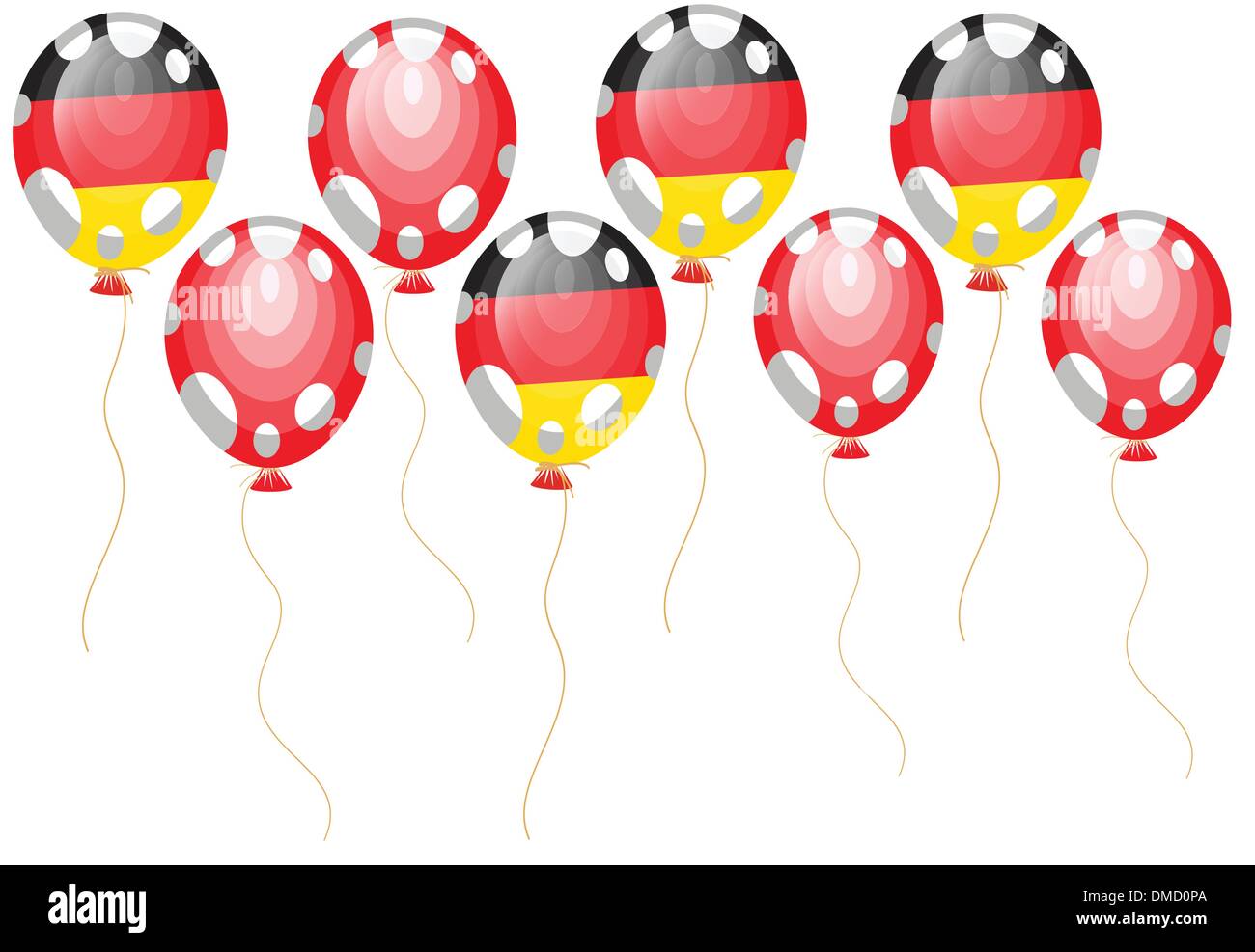 balloon of German flag Stock Vector Image & Art - Alamy
