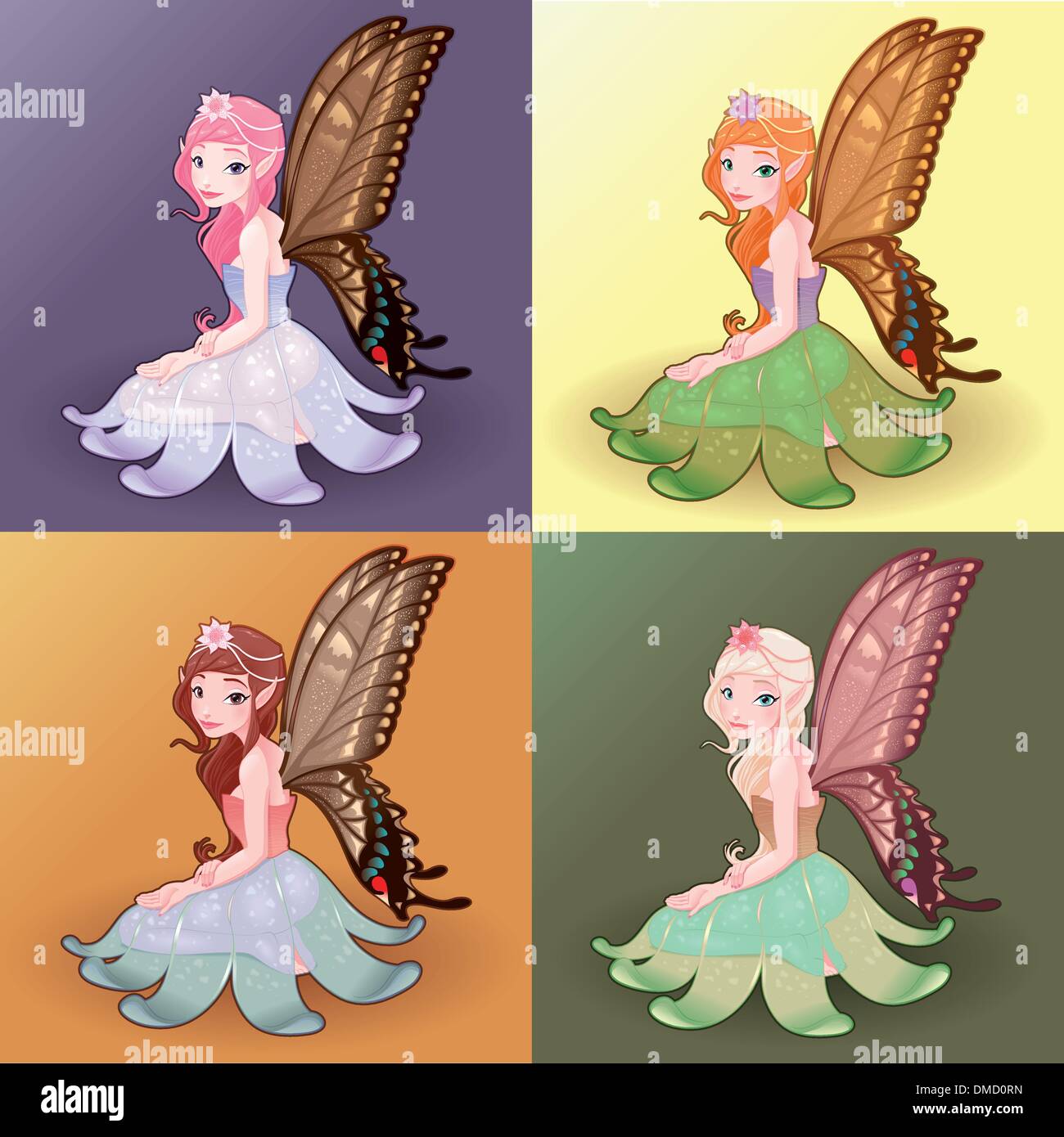 Cartoon fairies hi-res stock photography and images - Alamy