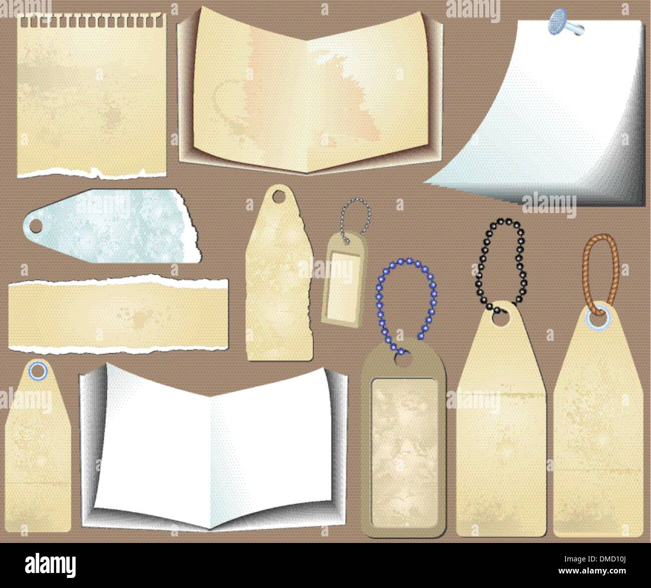 vector grunge scrapbooking label tag Stock Vector Image & Art - Alamy