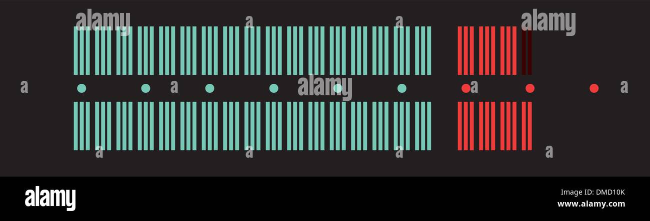 The indicator of the musical equipment Stock Vector Image & Art - Alamy