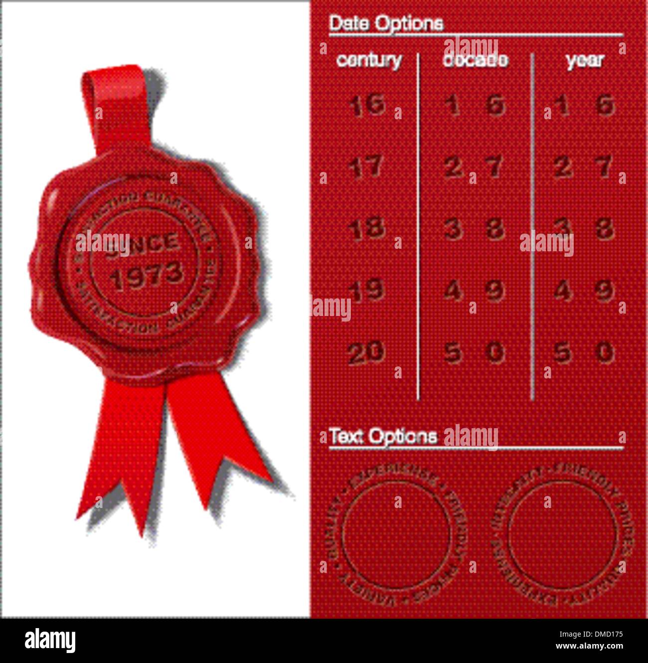 Wax Shield - Since When Stock Vector Image & Art - Alamy