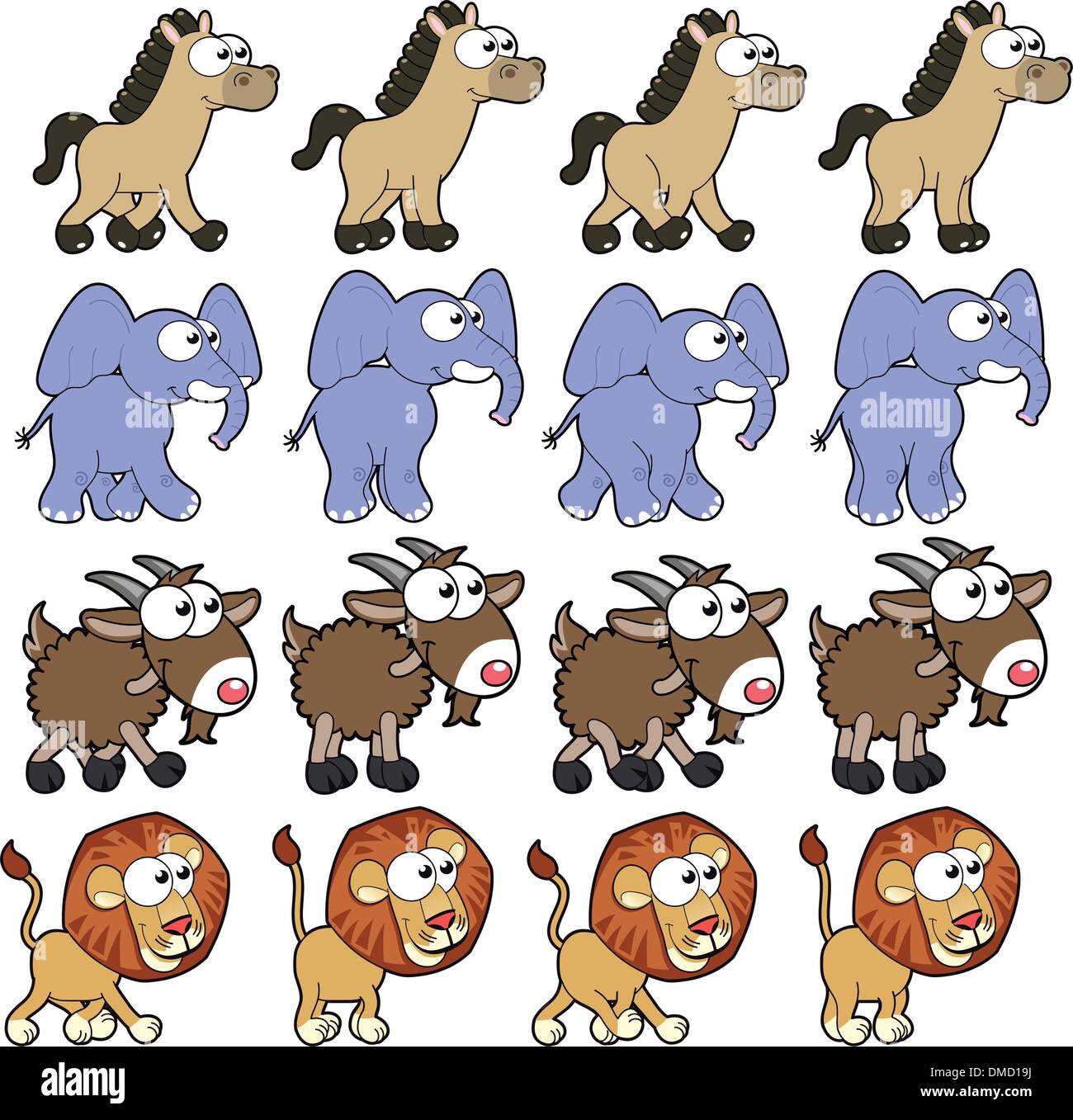 Animal caricature hi-res stock photography and images - Alamy