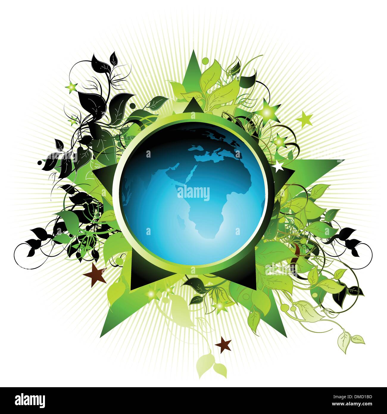 Floral Earth background Stock Vector Image & Art - Alamy