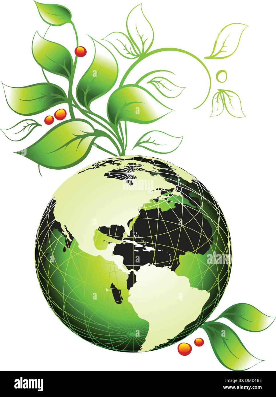 Floral Earth background Stock Vector Image & Art - Alamy