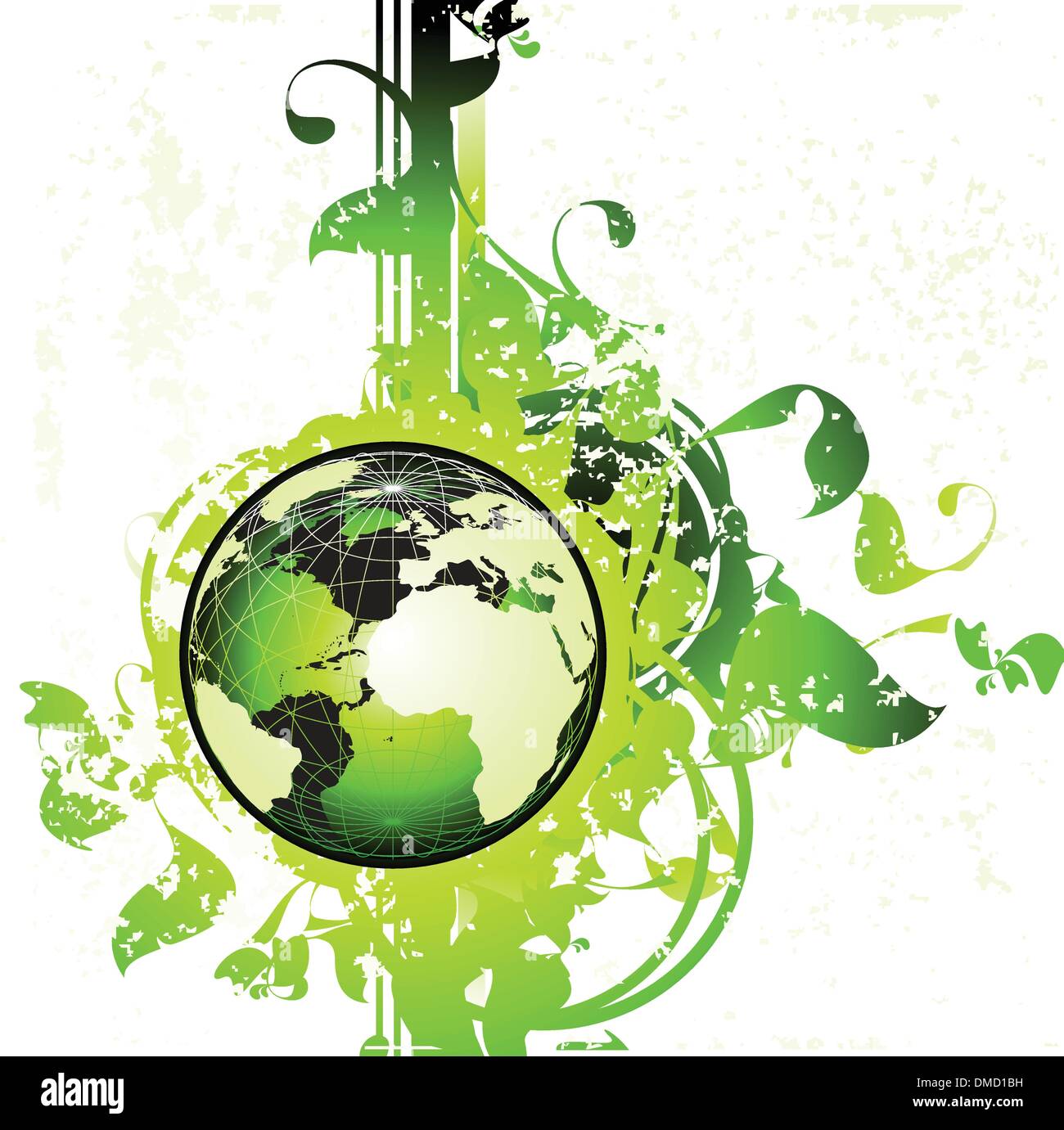 Floral Earth background Stock Vector Image & Art - Alamy