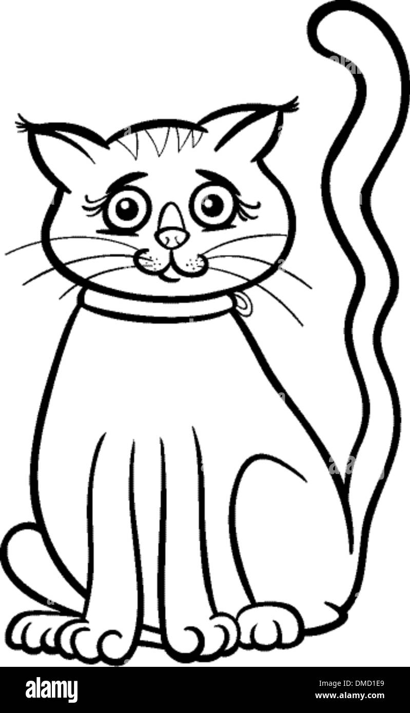 She Cat Lineart