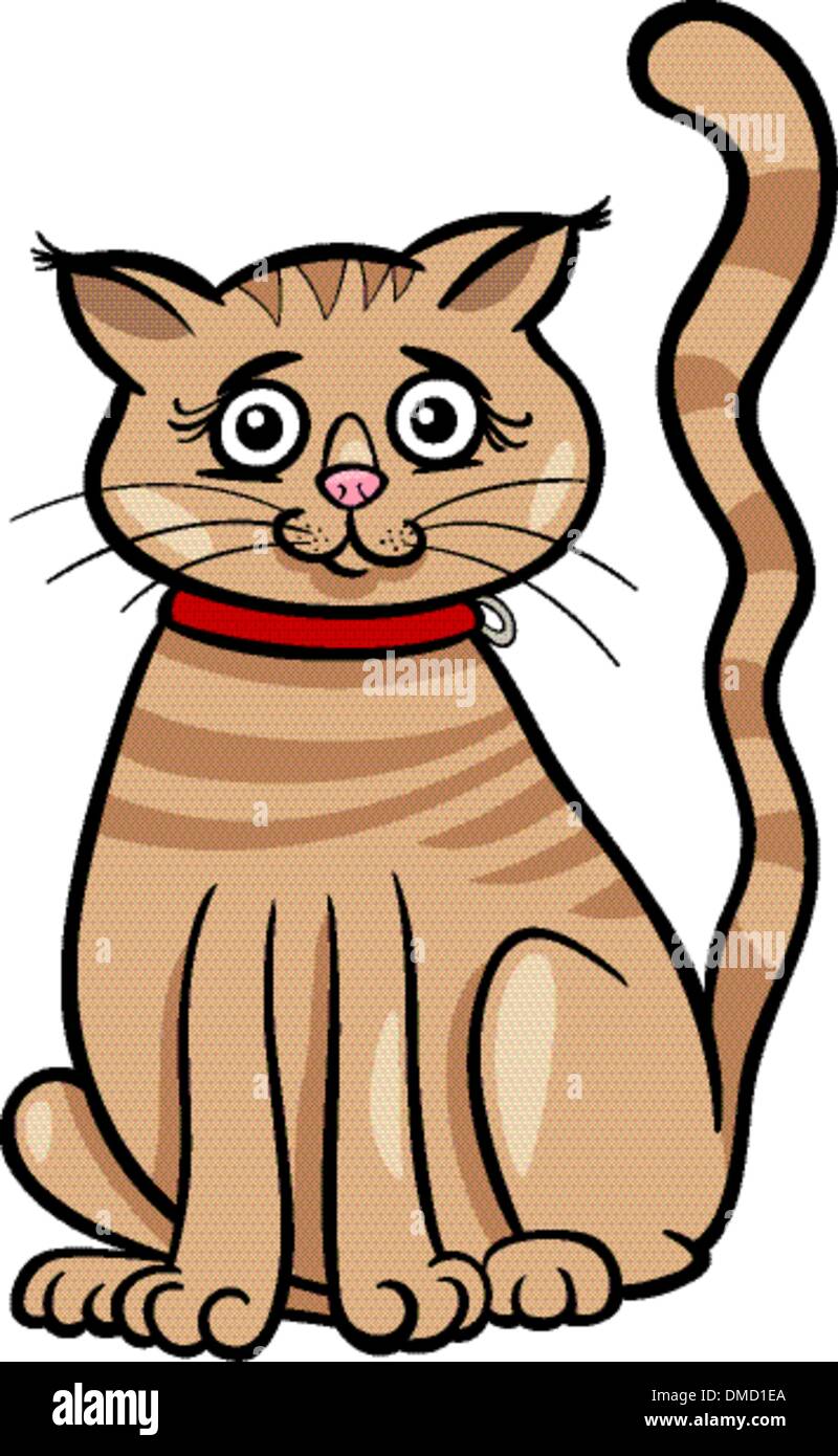 female cat cartoon illustration Stock Vector Image & Art - Alamy