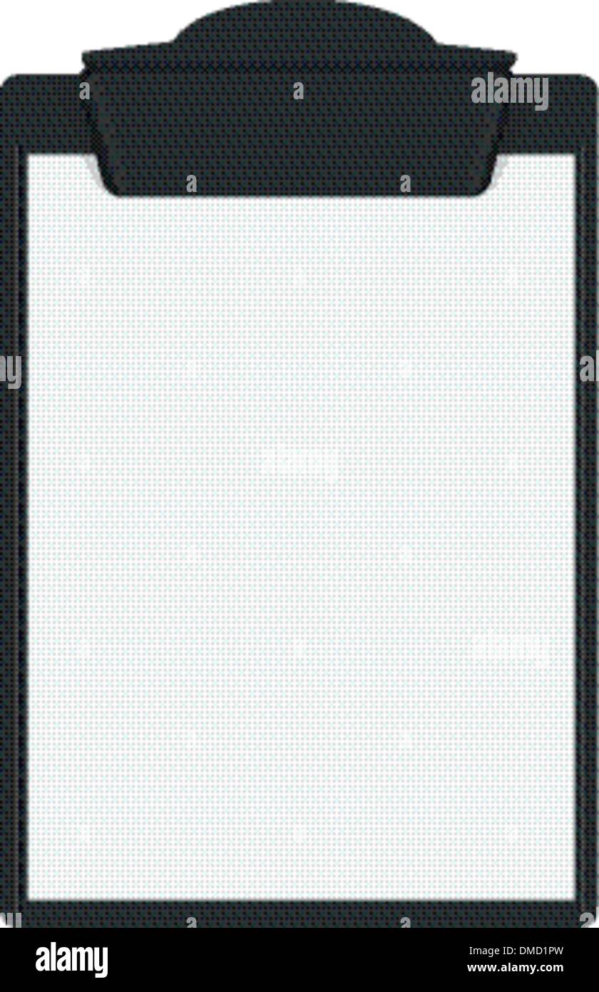 Clipboard pad template Stock Vector Images - Alamy
