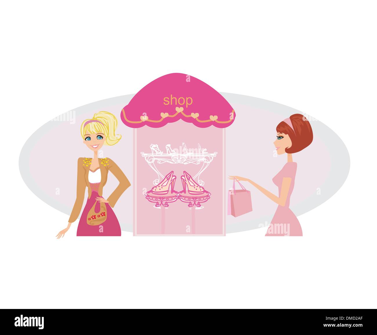 Fashion shoe drawing hi-res stock photography and images - Alamy