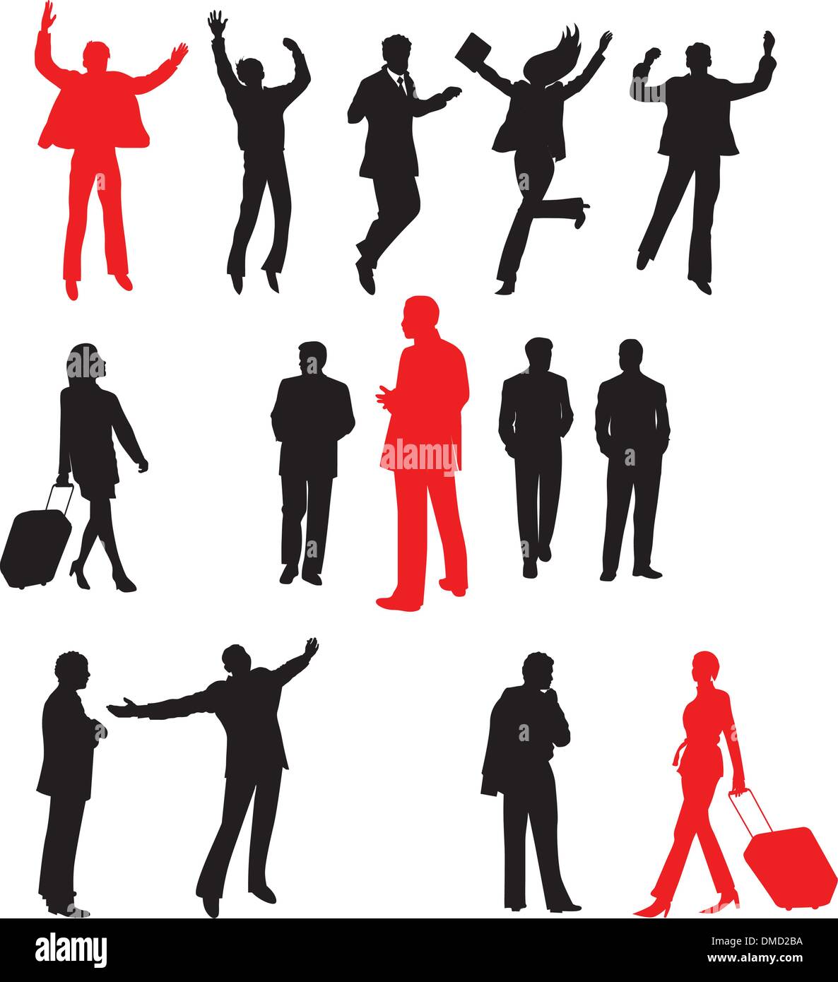Collection of business peoples Stock Vector Image & Art - Alamy