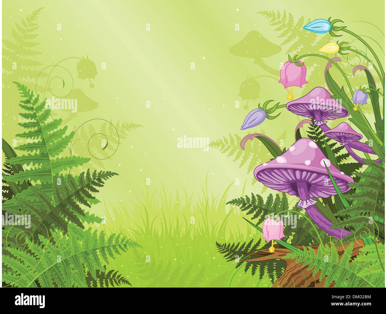 Magic nature scene Stock Vector Images - Alamy