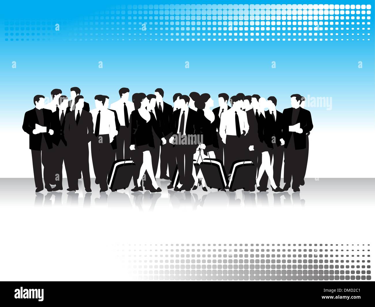 Crowd of business peoples Stock Vector Image & Art - Alamy