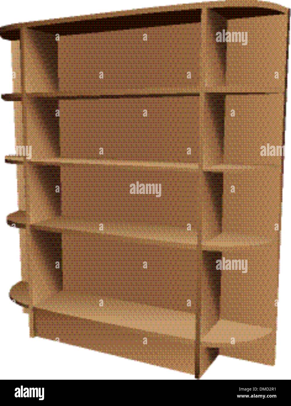 Blank bookcase library hi-res stock photography and images - Alamy