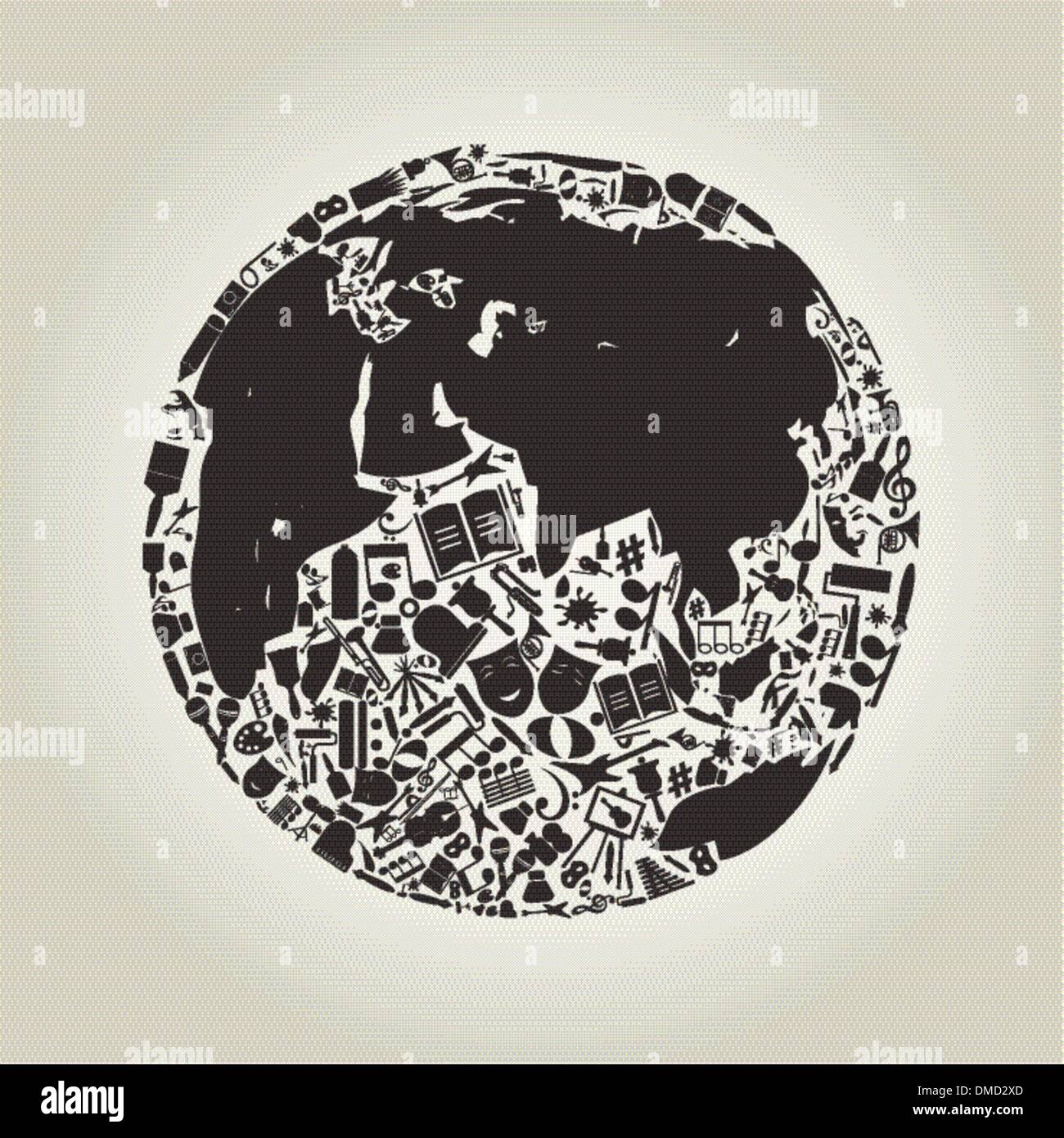 Art a planet Stock Vector Image & Art - Alamy