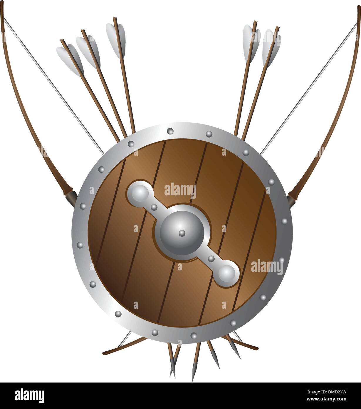 Battle bows and arrows Stock Vector Image & Art - Alamy