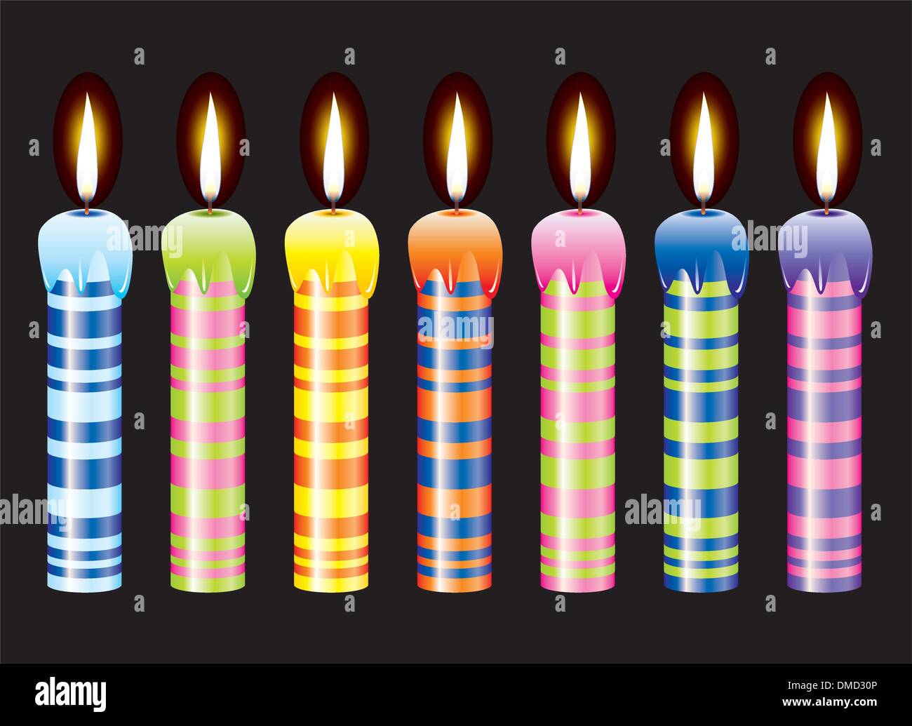 vector candles Stock Vector Image & Art - Alamy
