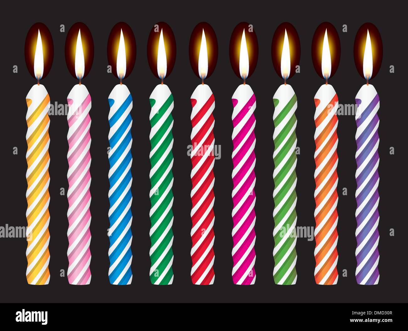 vector candles Stock Vector Image & Art - Alamy